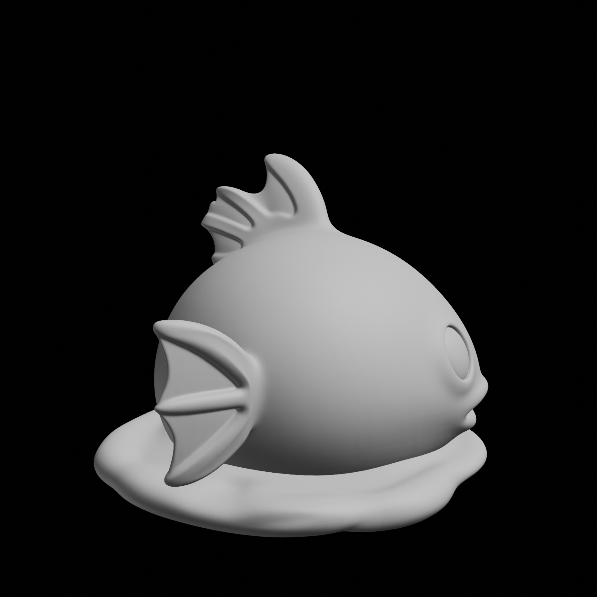 🐉 Adorable Blobfish Character Model・ 3D File for 3D printing・Cults