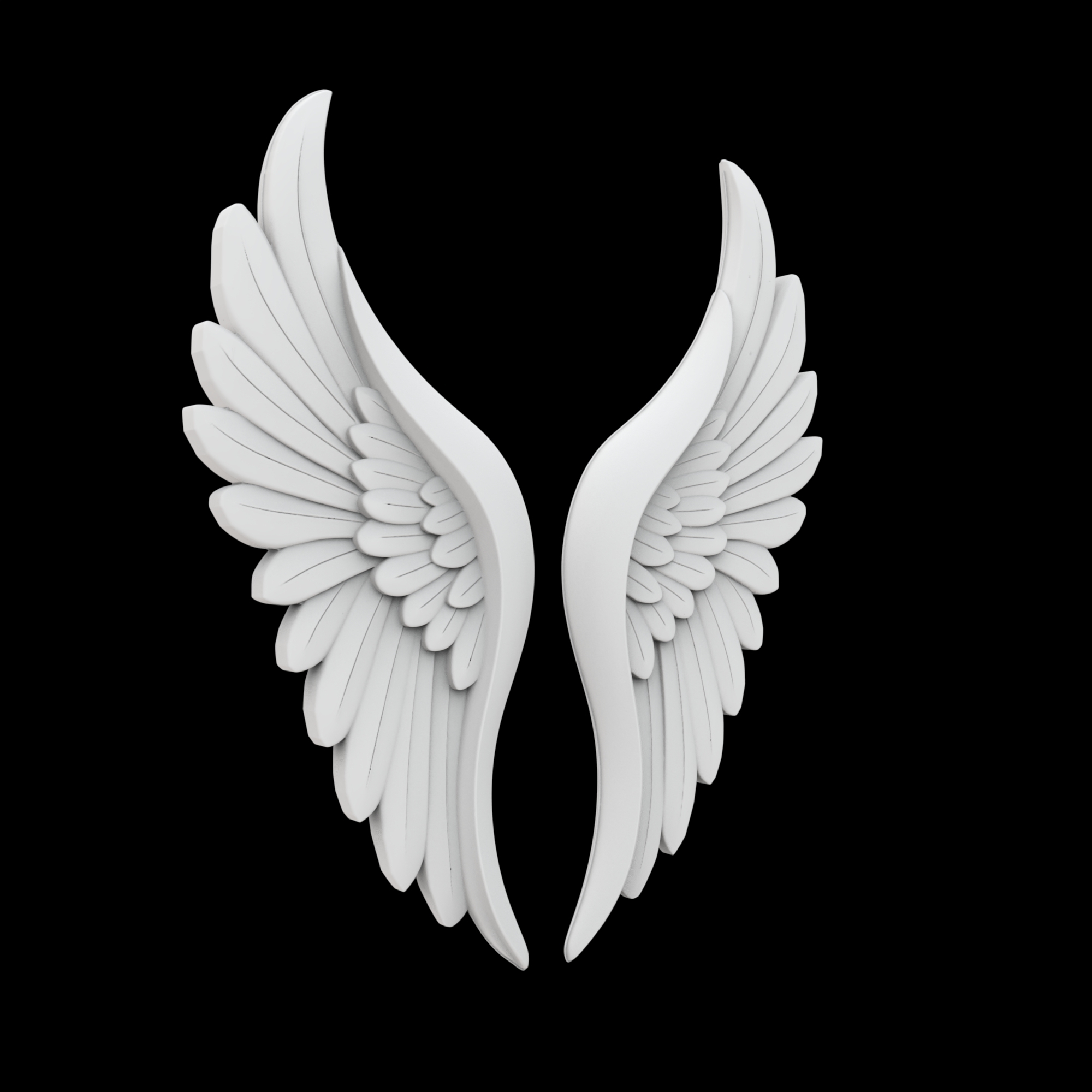 👼 Modern Angel Wings・ 3D File for 3D printing・Cults