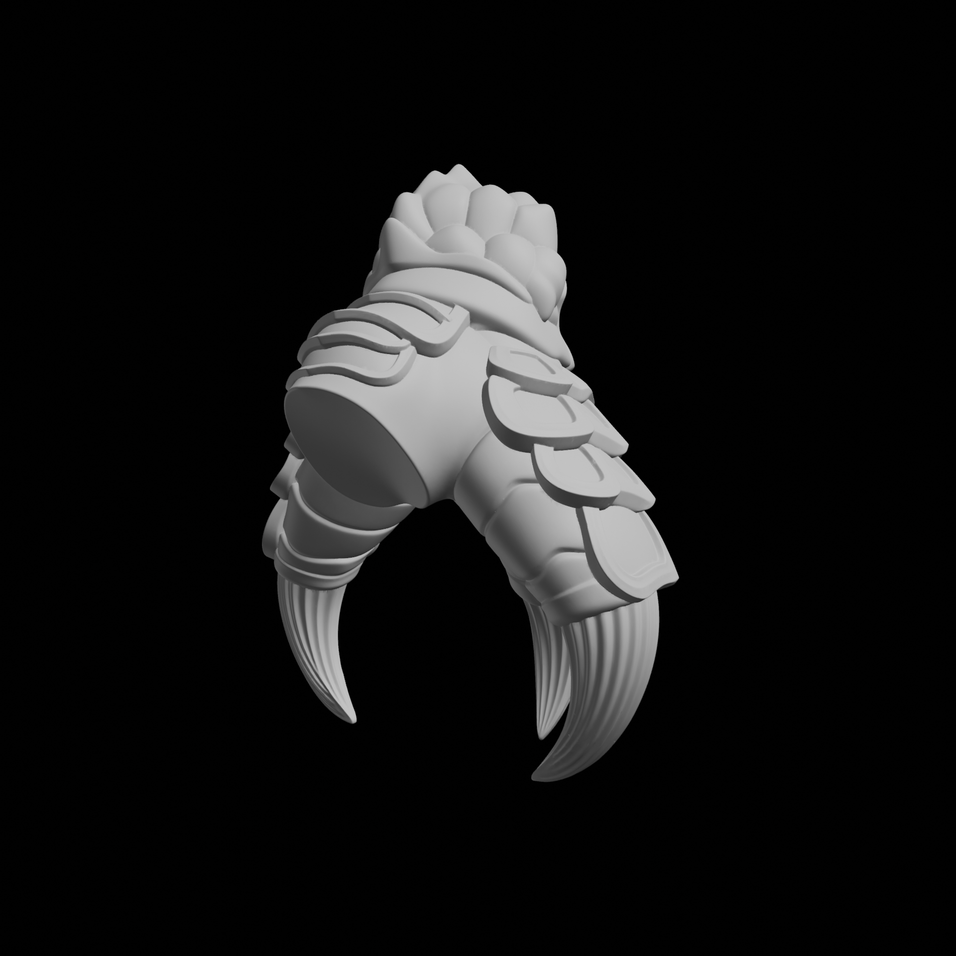 🐉 Armored Dragon Claw Printable Model・ 3D File for 3D printing・Cults