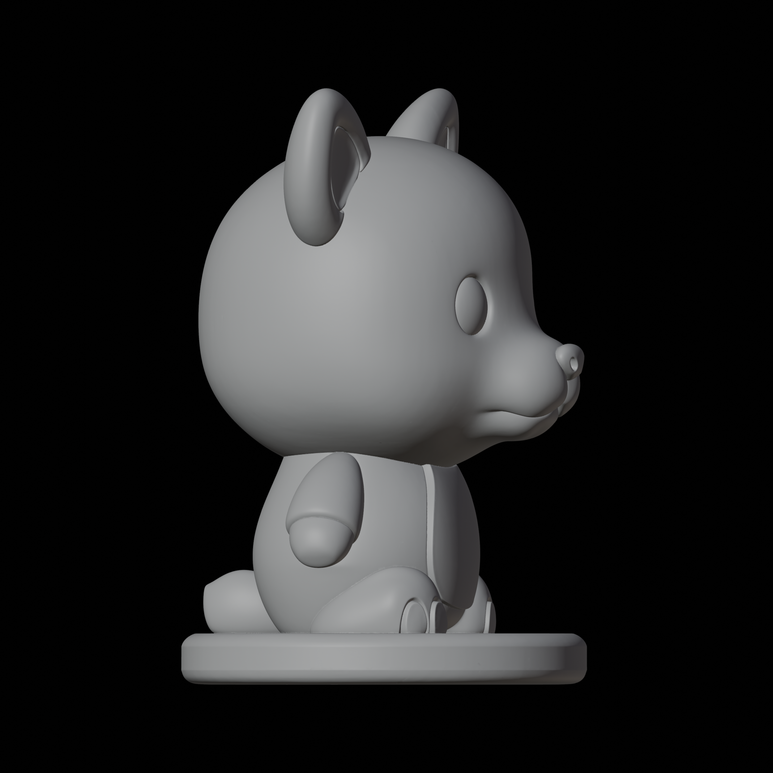 🐻 Cute Bear Figurine・ 3D File for 3D printing・Cults