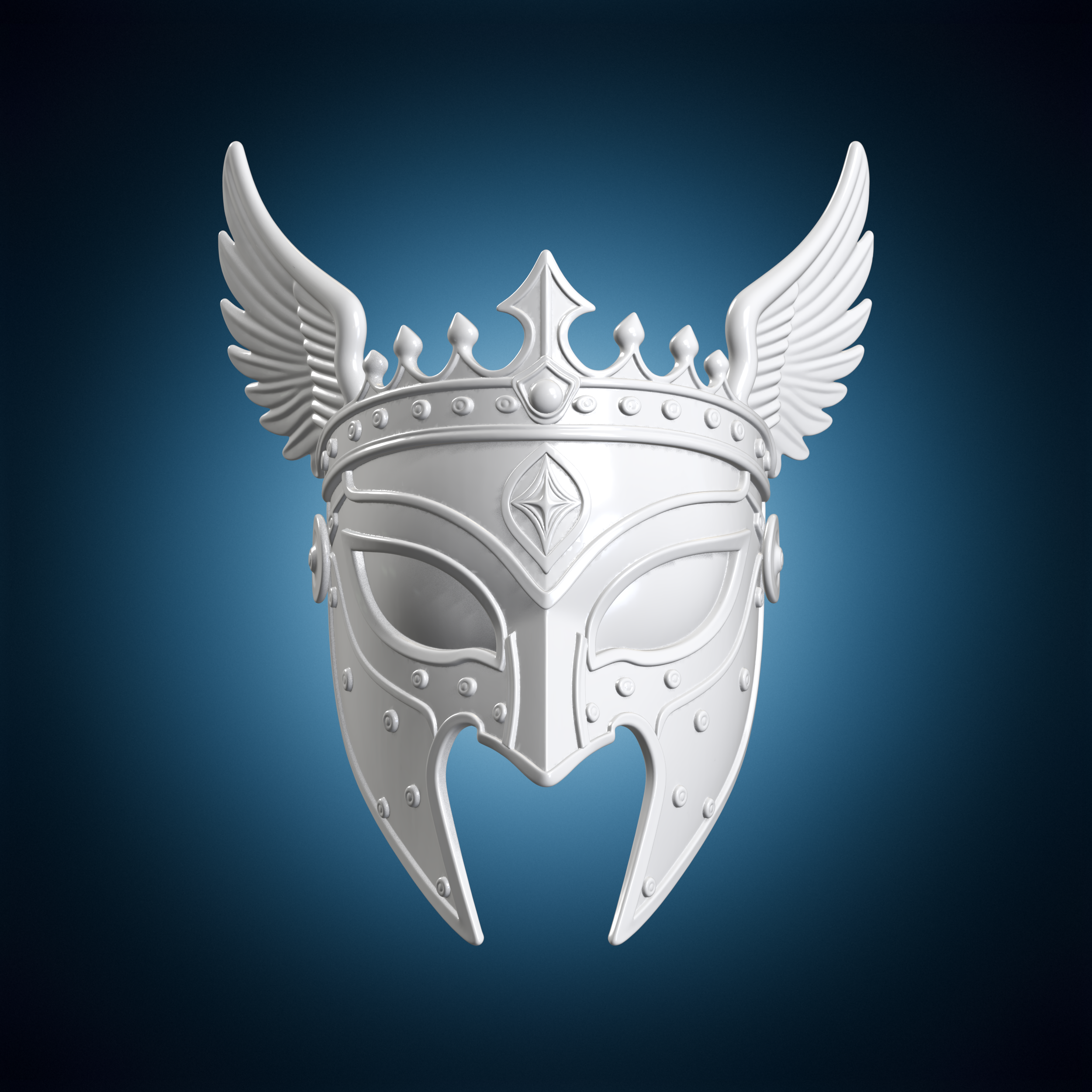 👺 Norse Valkyrie Mask 3D Print Model・ 3D File for 3D printing・Cults