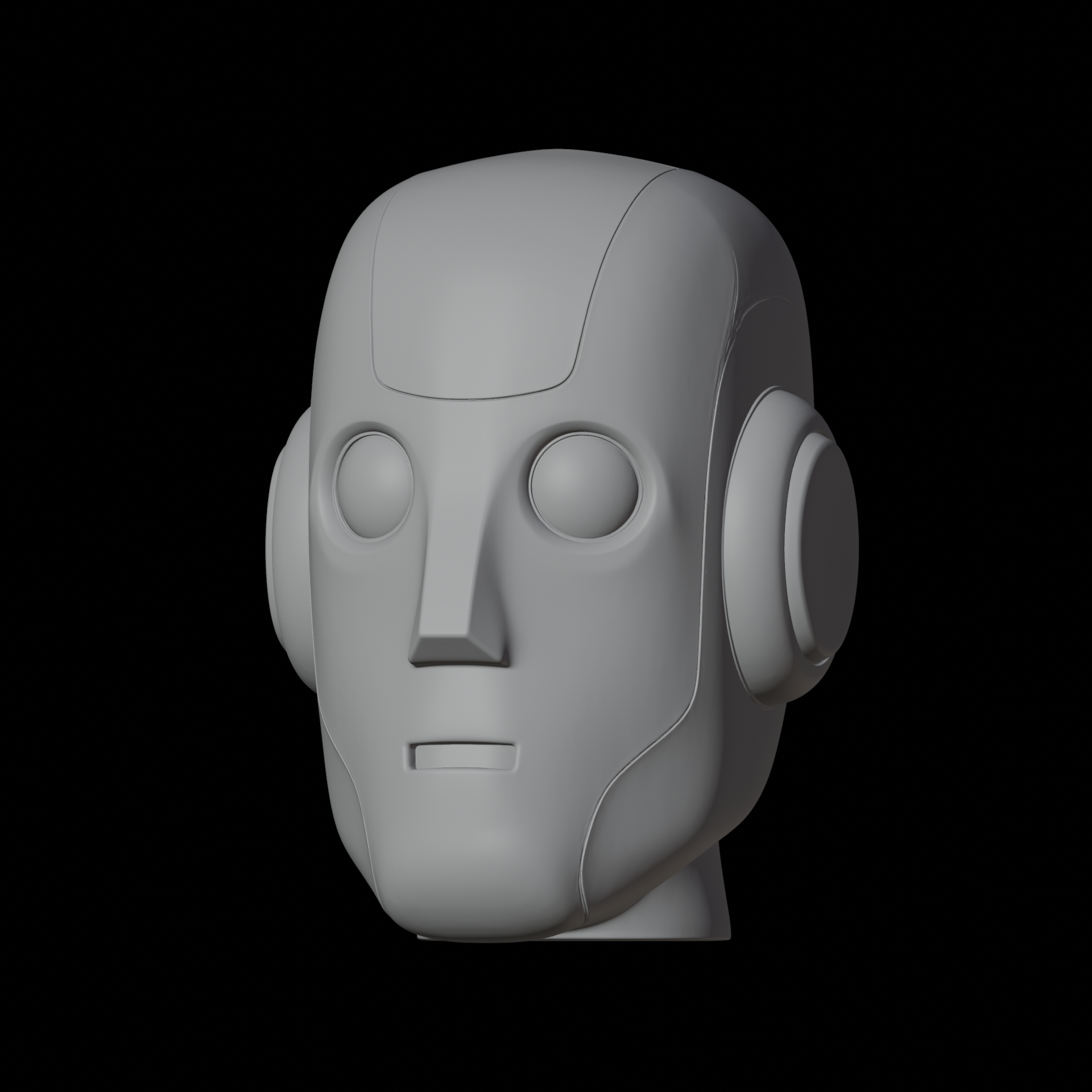 🤖 Robot Head Character Bust・ 3D File for 3D printing・Cults