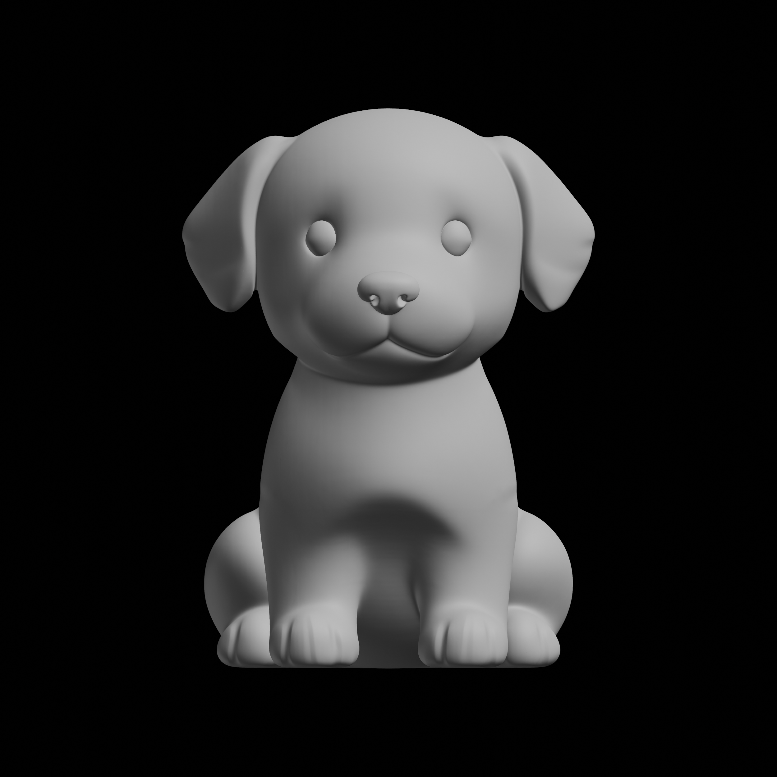 🐕 Cute Puppy Figure 3D Print Model・ 3D File for 3D printing・Cults