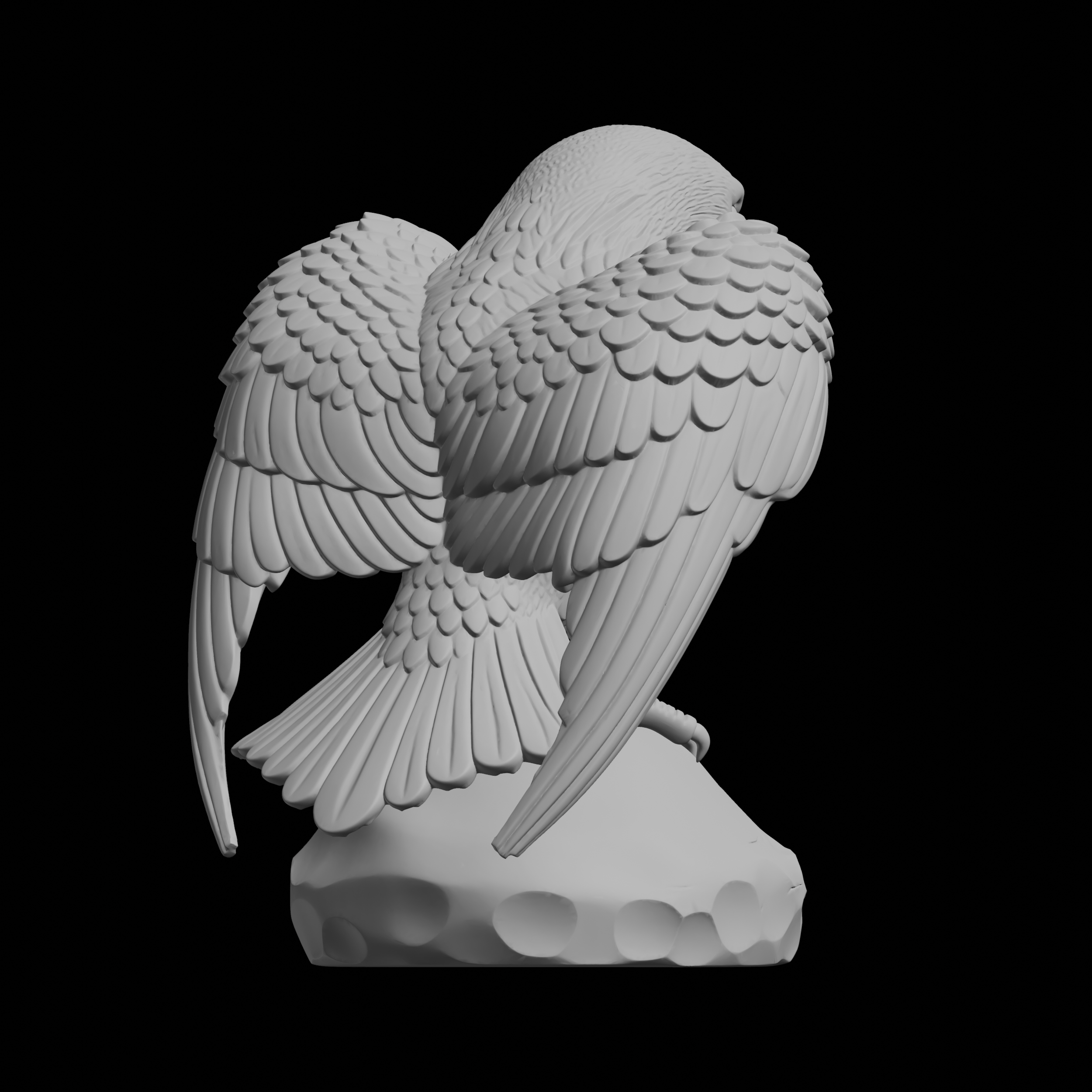 🦅 Majestic Eagle Sculpture 3D Print Model・ 3D File for 3D printing・Cults