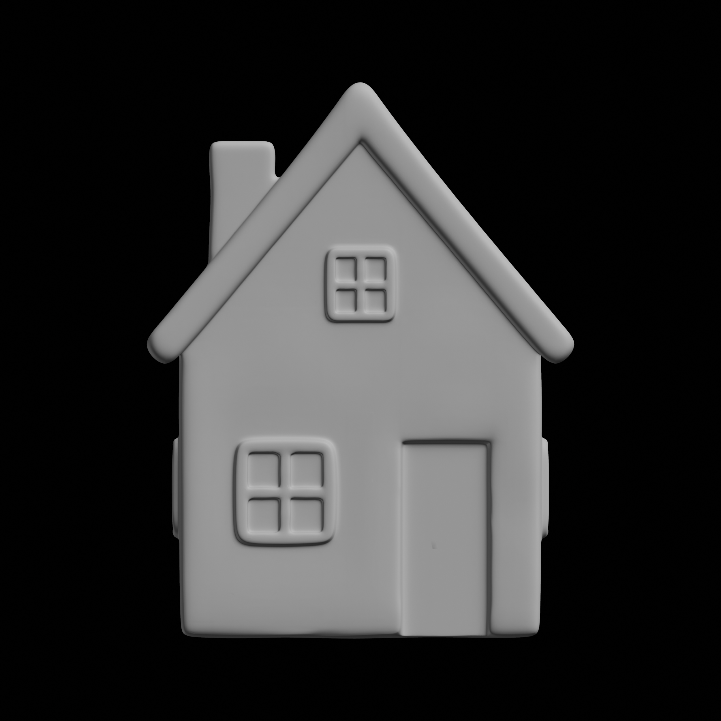 🏠 Simple House Model for Home Decor・ 3D File for 3D printing・Cults