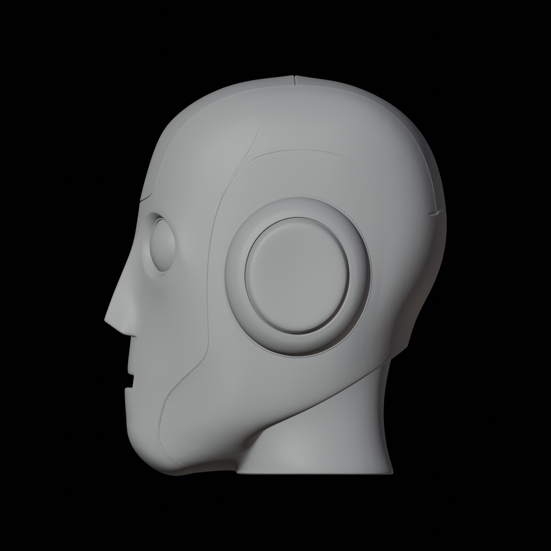 🤖 Robot Head Character Bust・ 3D File for 3D printing・Cults