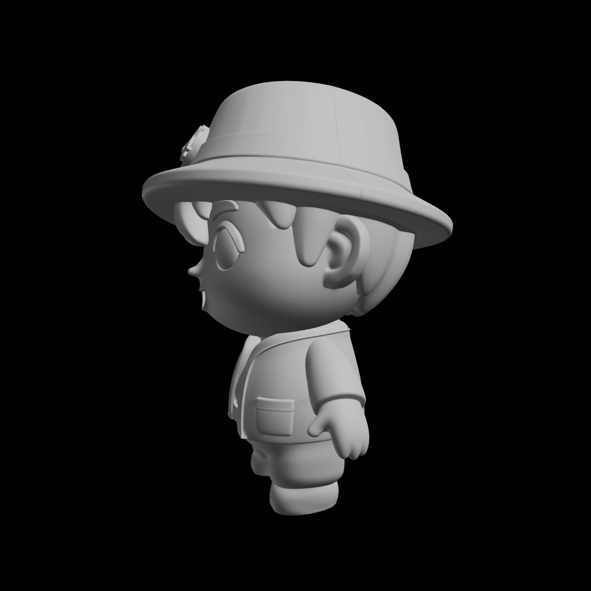 💬 Chibi Fisherman Figure・ 3D File for 3D printing・Cults