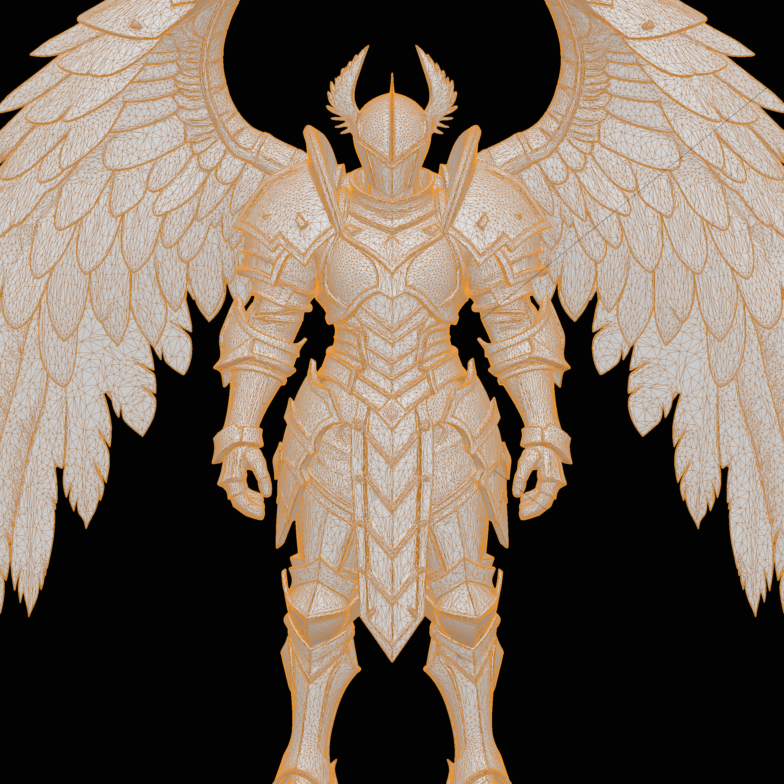 🎭 Armored Valkyrie Wings・ 3D File for 3D printing・Cults