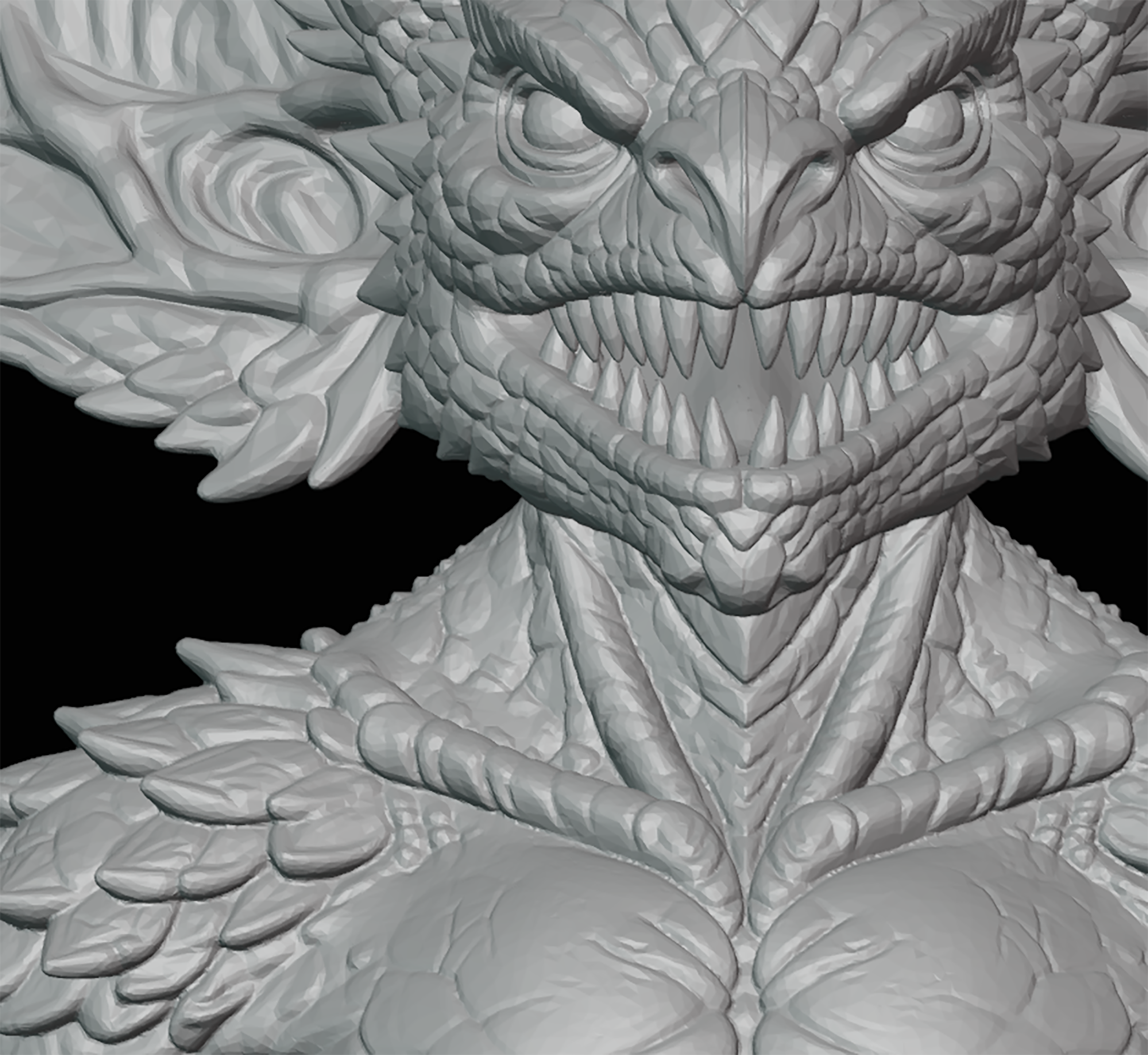 👹 Large Eared Reptilian Monster 3D Print Model・ 3D File for 3D printing ...