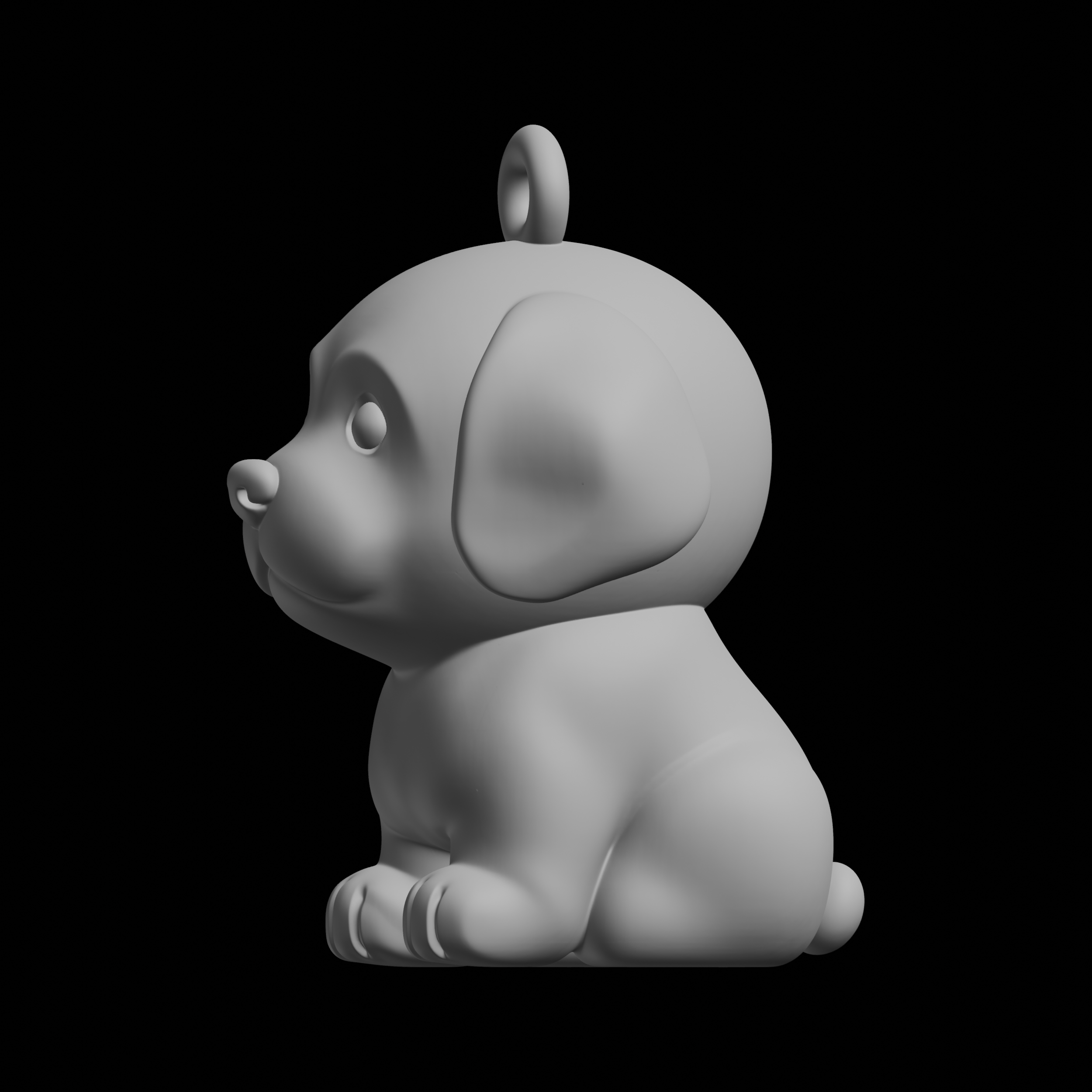 🐕 Cute Puppy Pendant・ 3D File for 3D printing・Cults