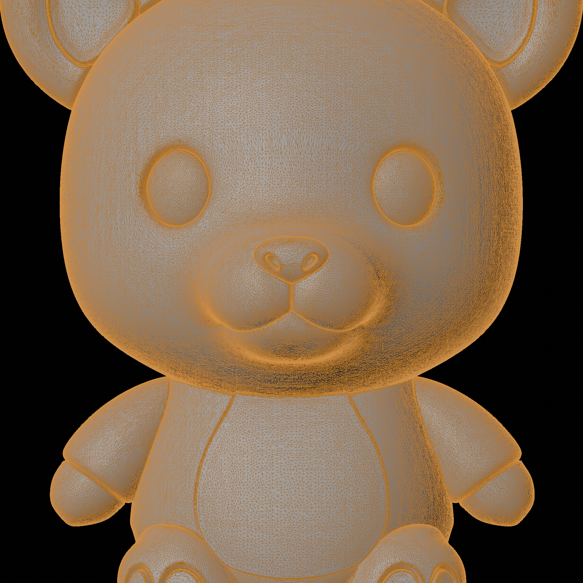 🐻 Cute Bear Figurine・ 3D File for 3D printing・Cults