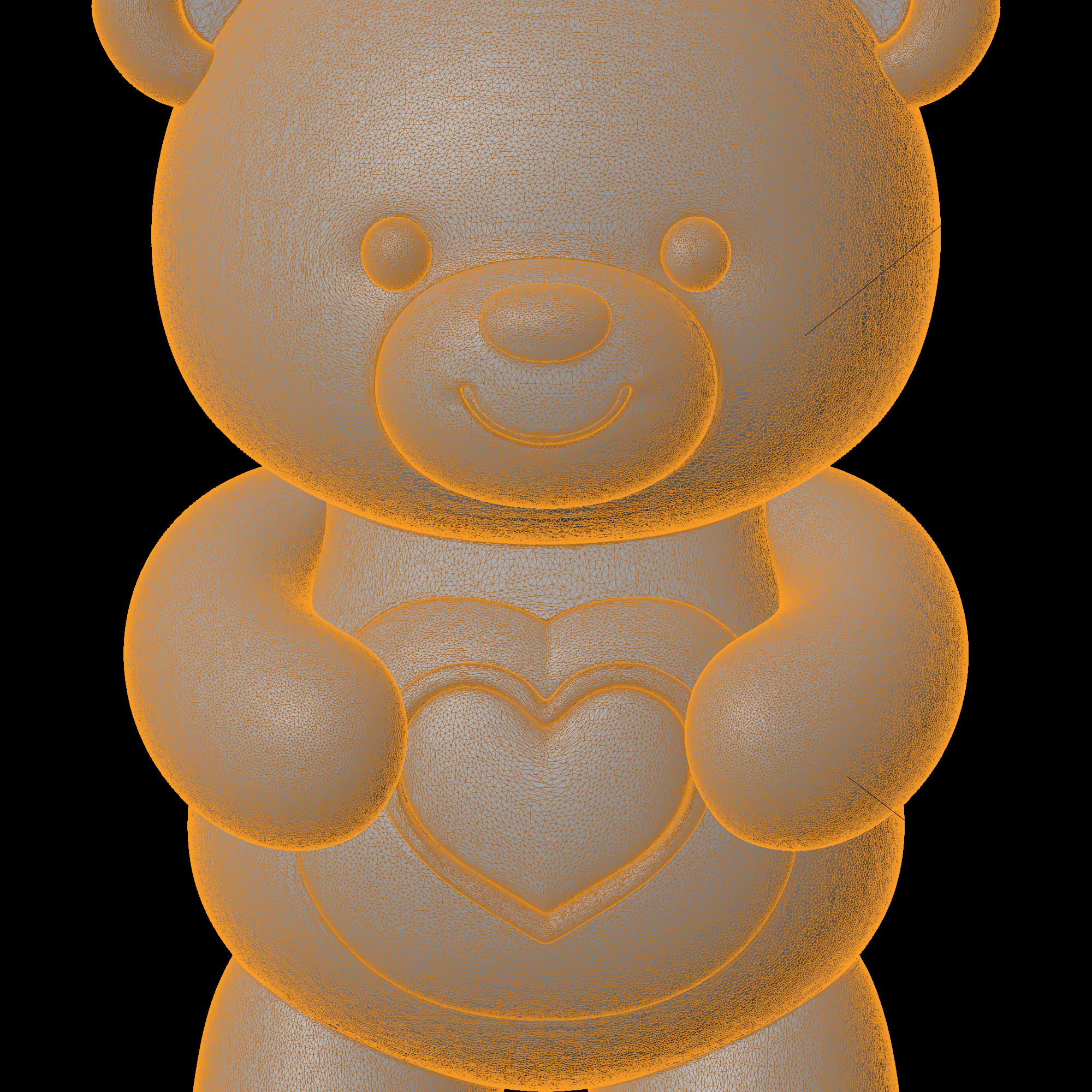 🧸 Teddy Bear in Hugging Pose・ 3D File for 3D printing・Cults