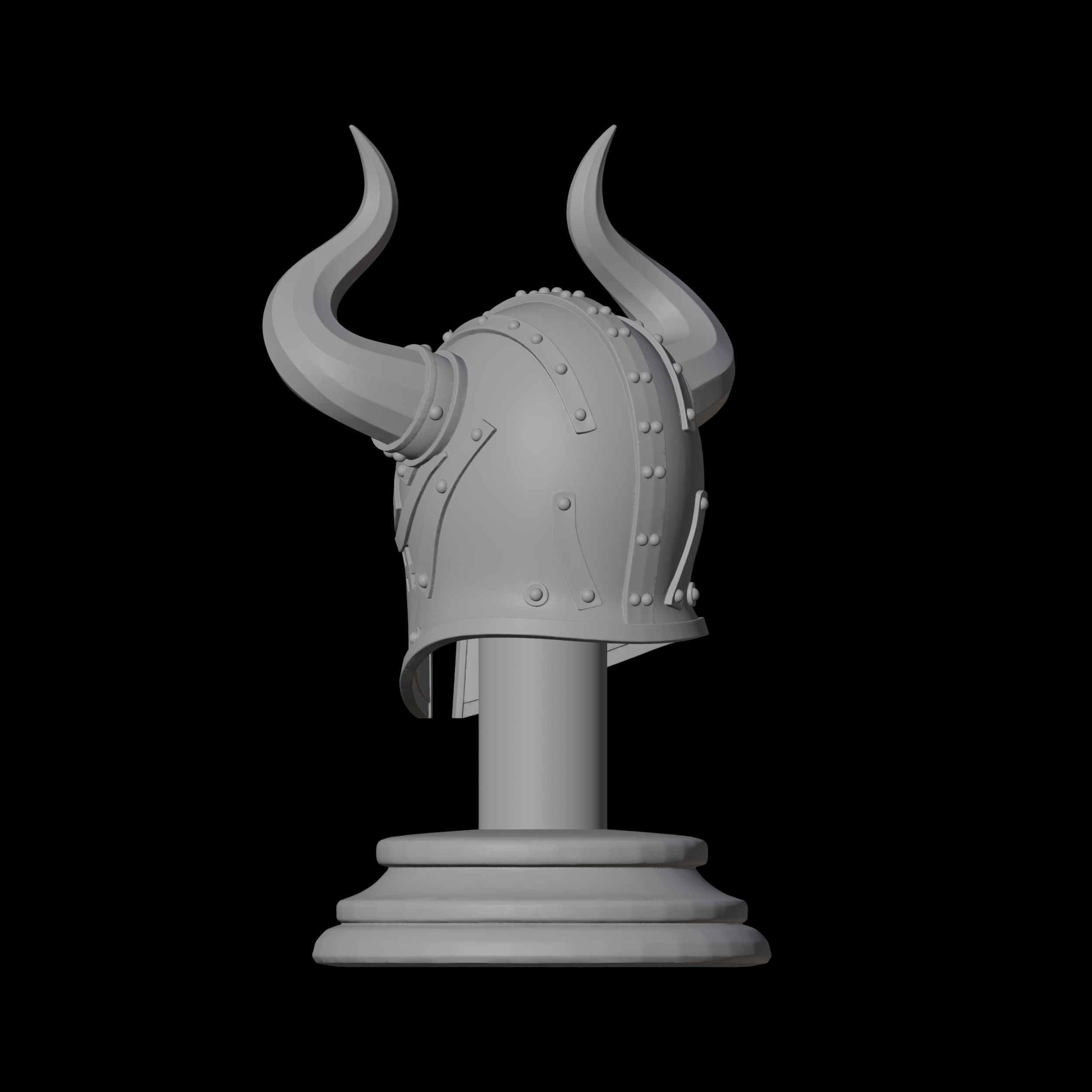 🪖 Gehörnter Helm des Dämonenfürsten・ 3D Datei für 3D-Druck・Cults