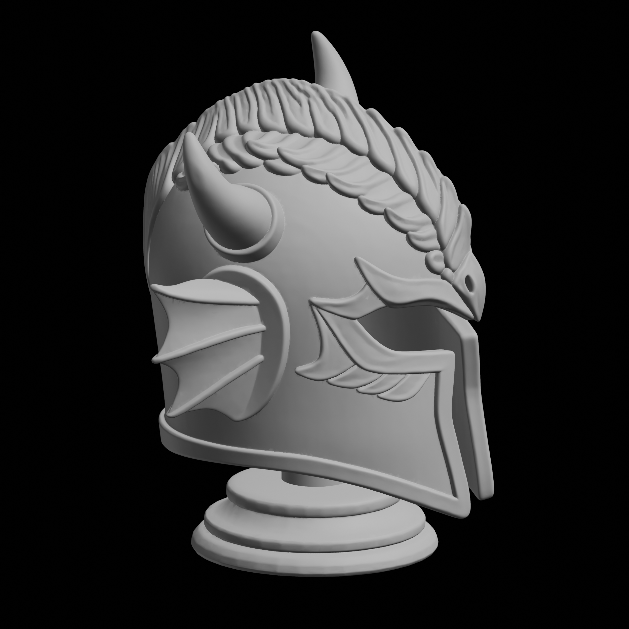 🐉 Dragon Scale Helmet・ 3D File for 3D printing・Cults