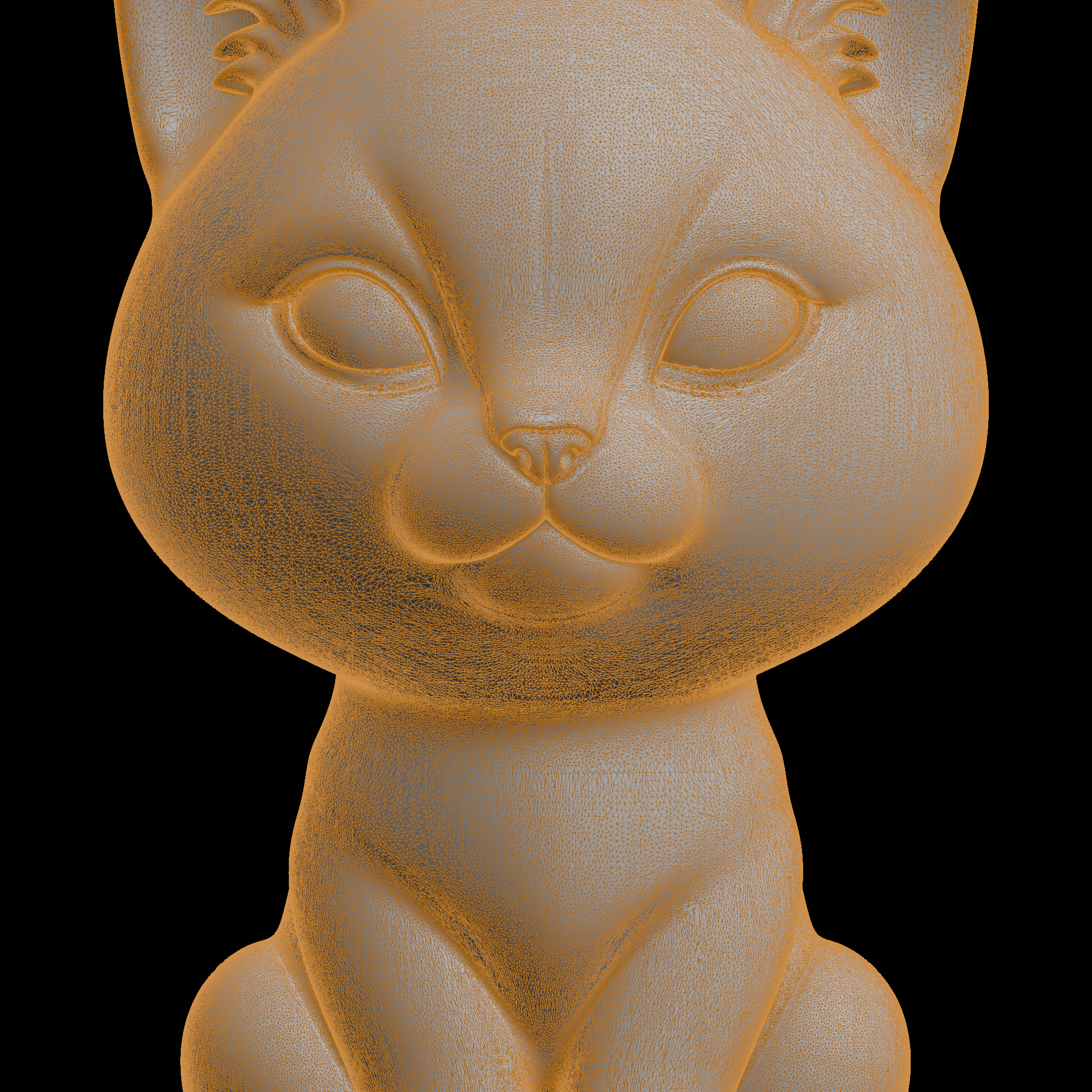 🐱 Cute Cat Statue 3D Print Model Animal Figure・ 3D File for 3D printing ...