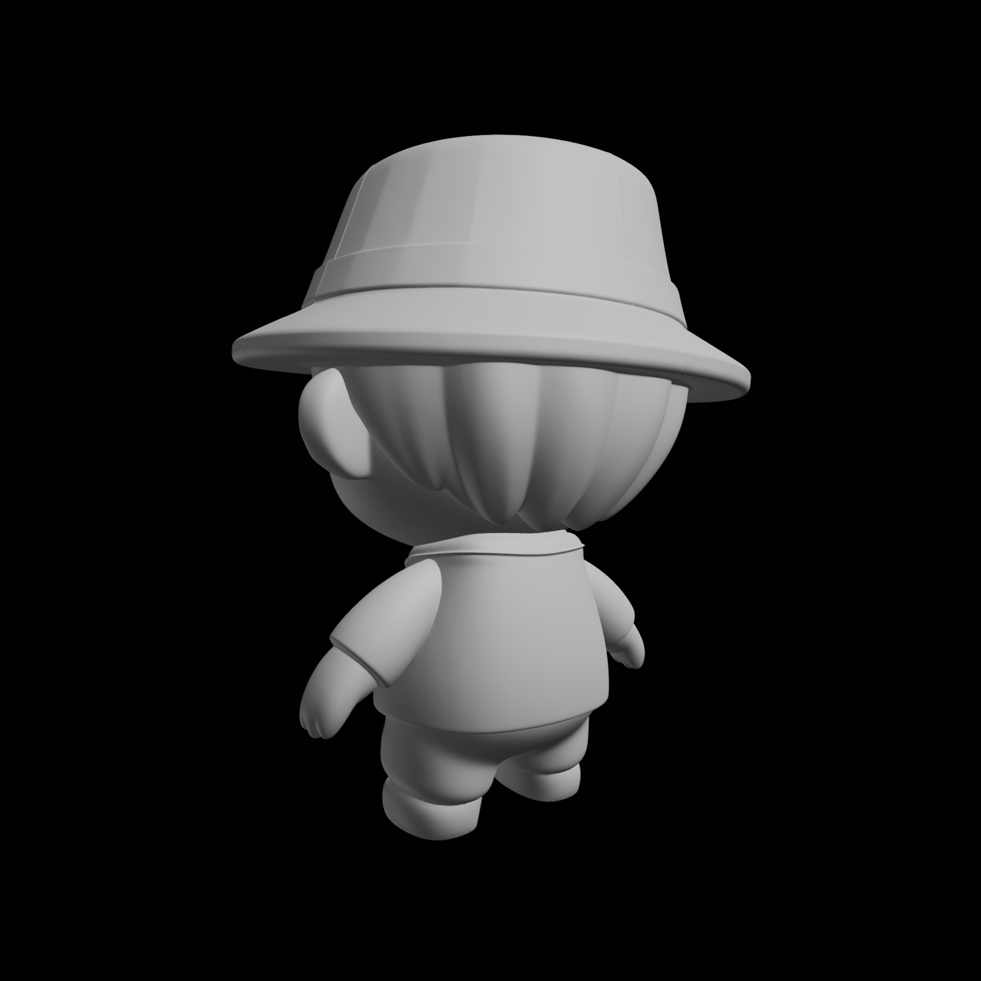 💬 Chibi Fisherman Figure・ 3D File for 3D printing・Cults