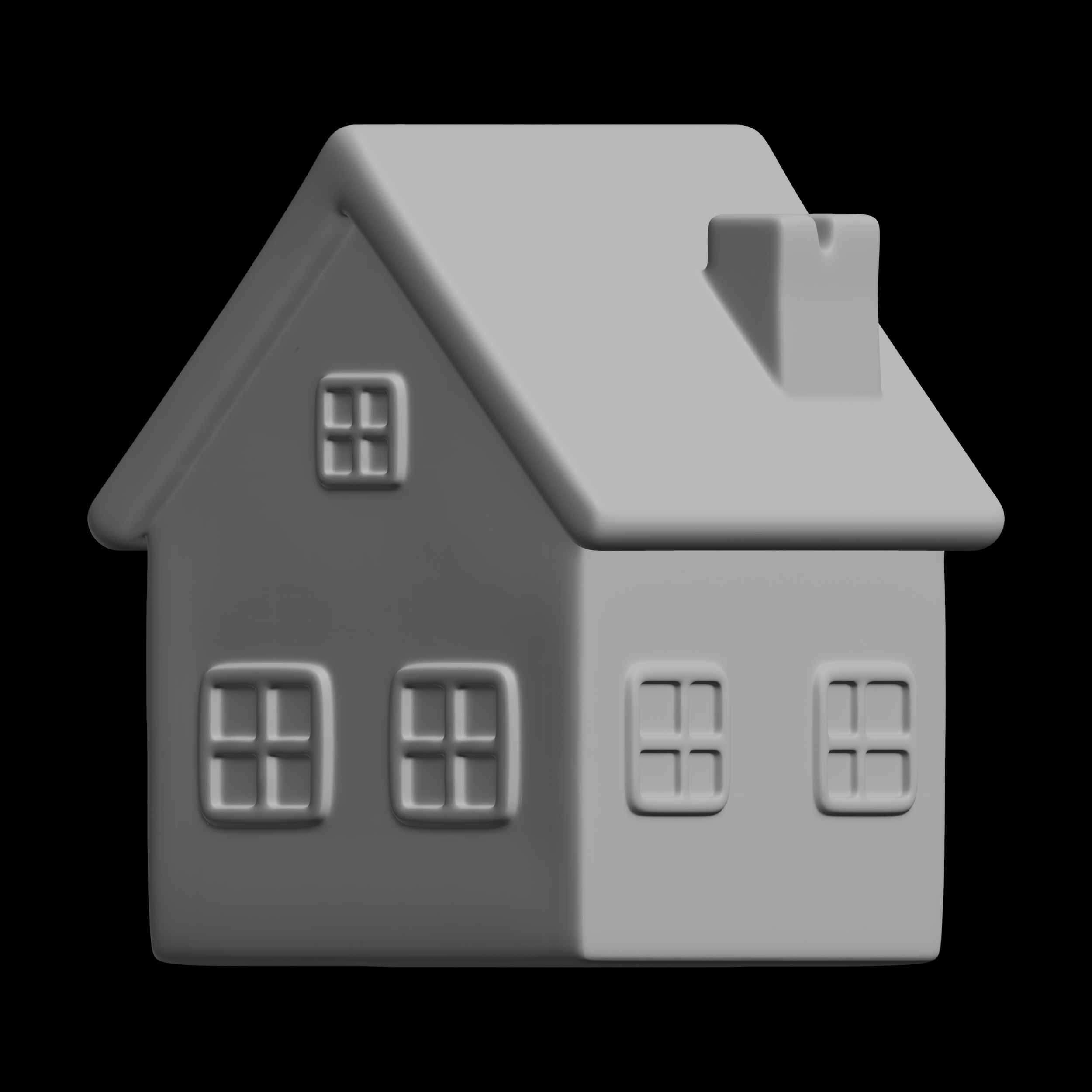 🏠 Simple House Model for Home Decor・ 3D File for 3D printing・Cults