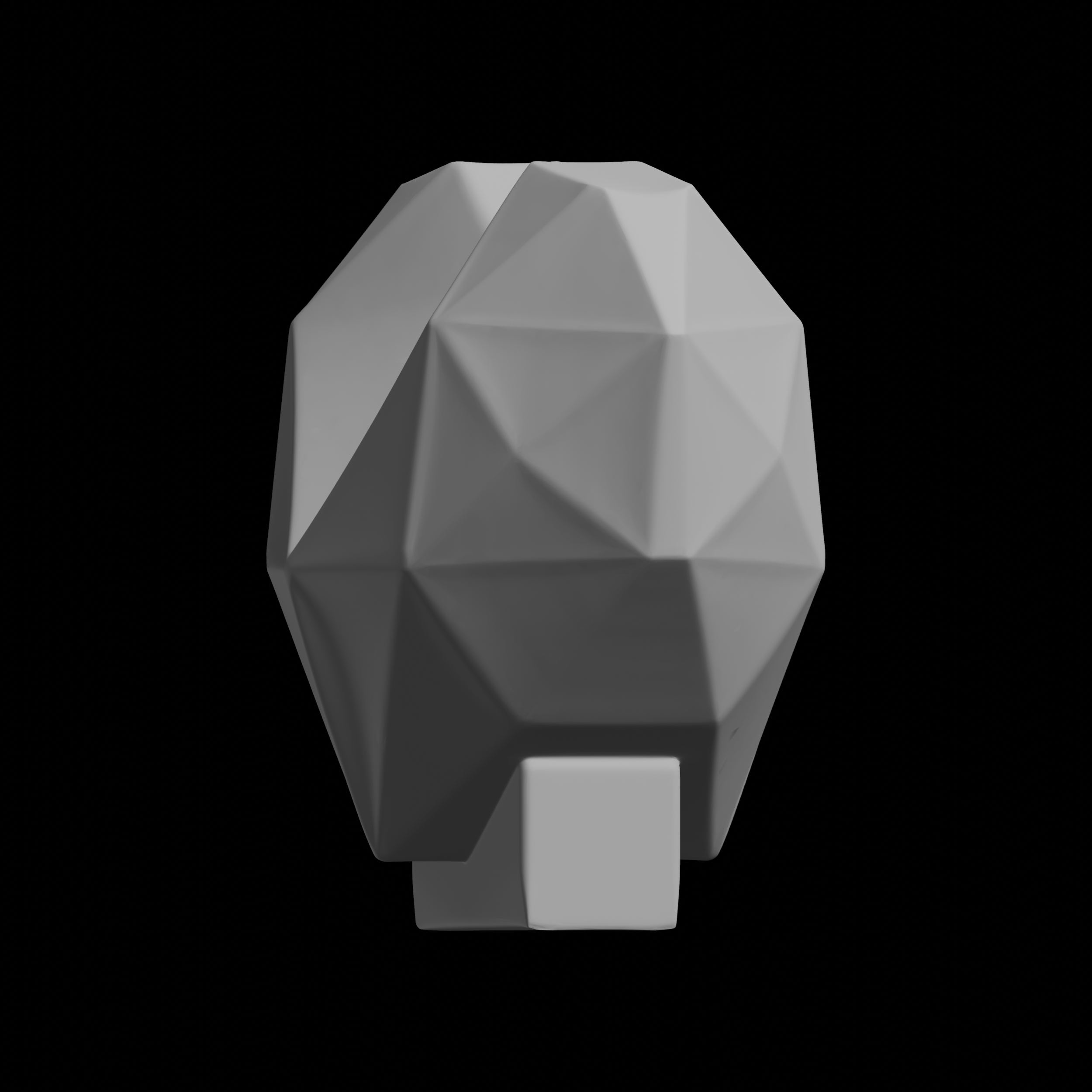 💜 Faceted Heart Sculpture Home Decor・ 3D File for 3D printing・Cults