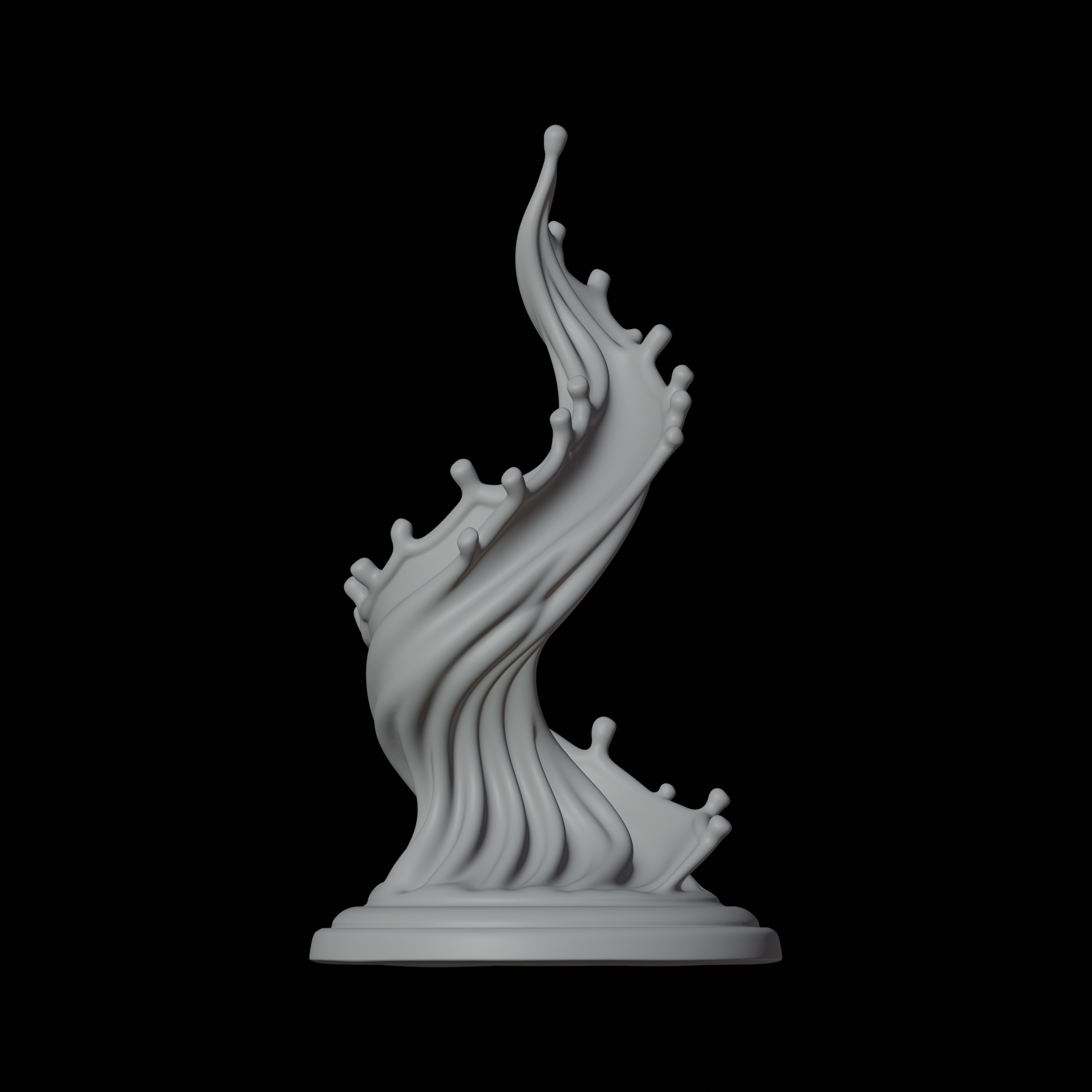 💦 Splash Sculpture Home Decor・ 3D File for 3D printing・Cults