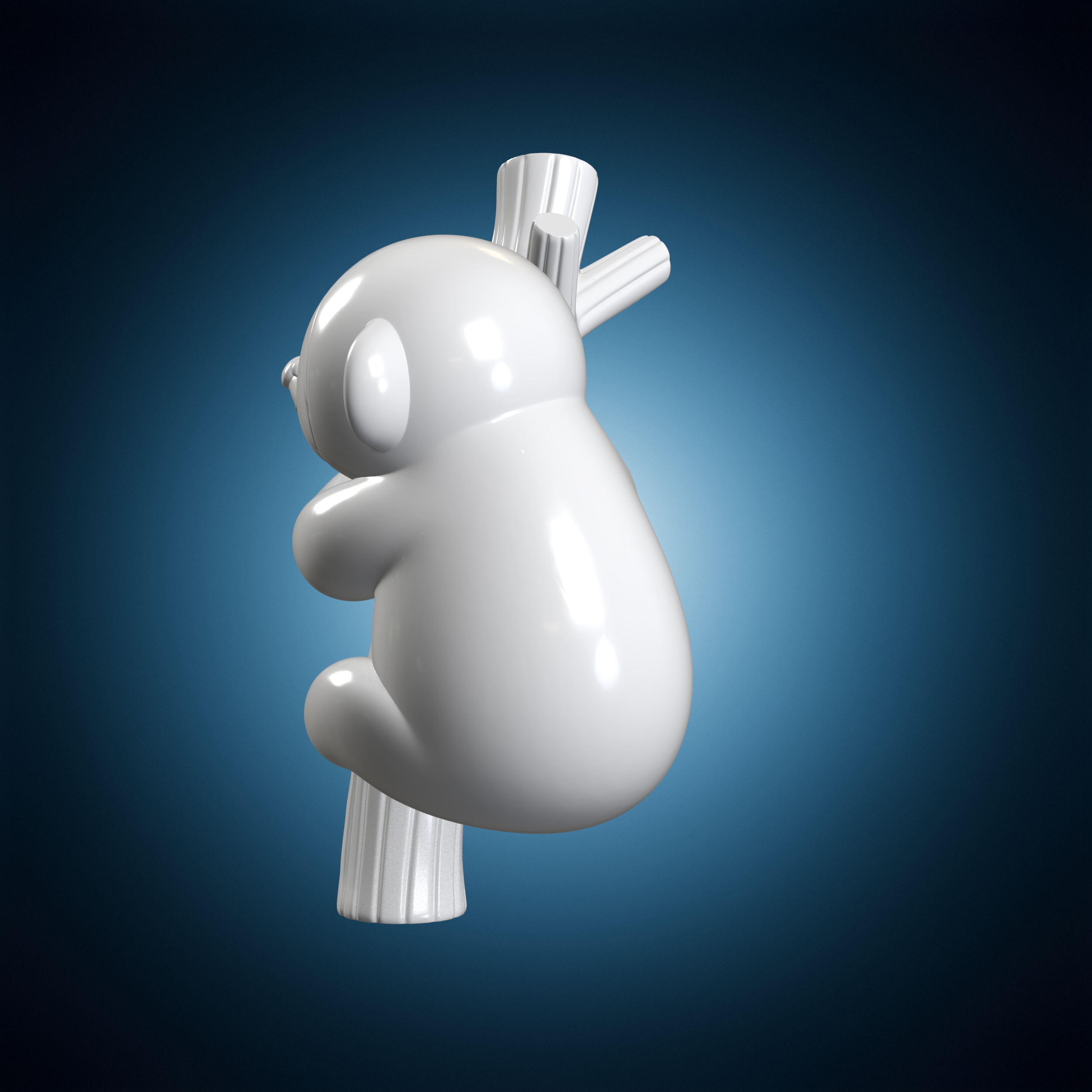 🦥 Refined Branch Sloth 3D Print Model・ 3D File for 3D printing・Cults