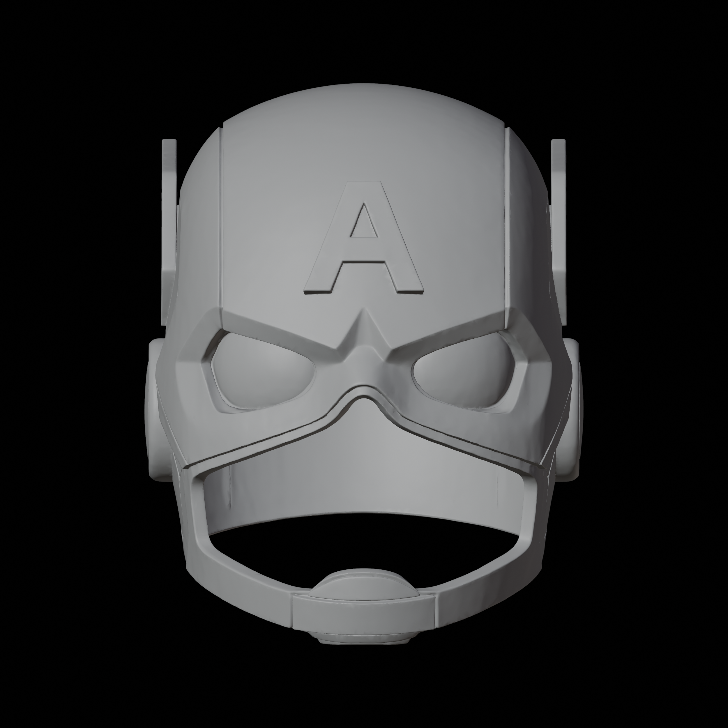 🦸 Captain America Stylized Helm・ 3D File for 3D printing・Cults