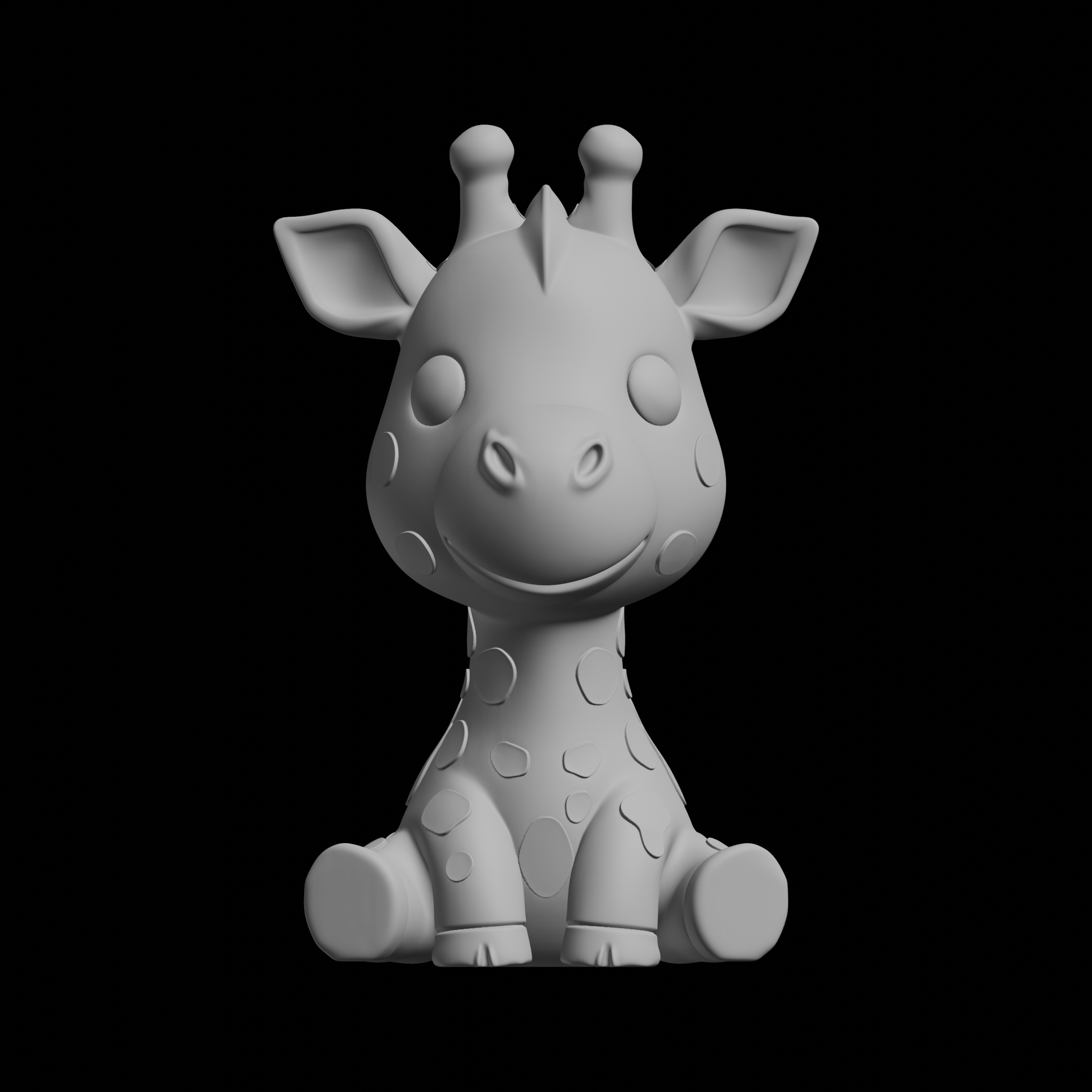 🦒 Cute Giraffe Animal Figure・Arquivo 3D para Impressão 3D・Cults