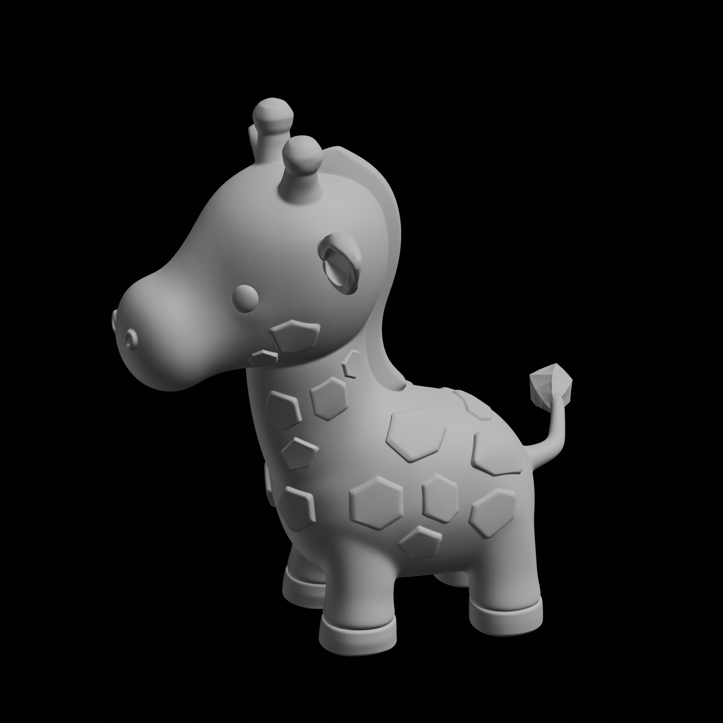 🦒 Cute Giraffe 3D Print Model Animal Figure・ 3D File for 3D printing・Cults