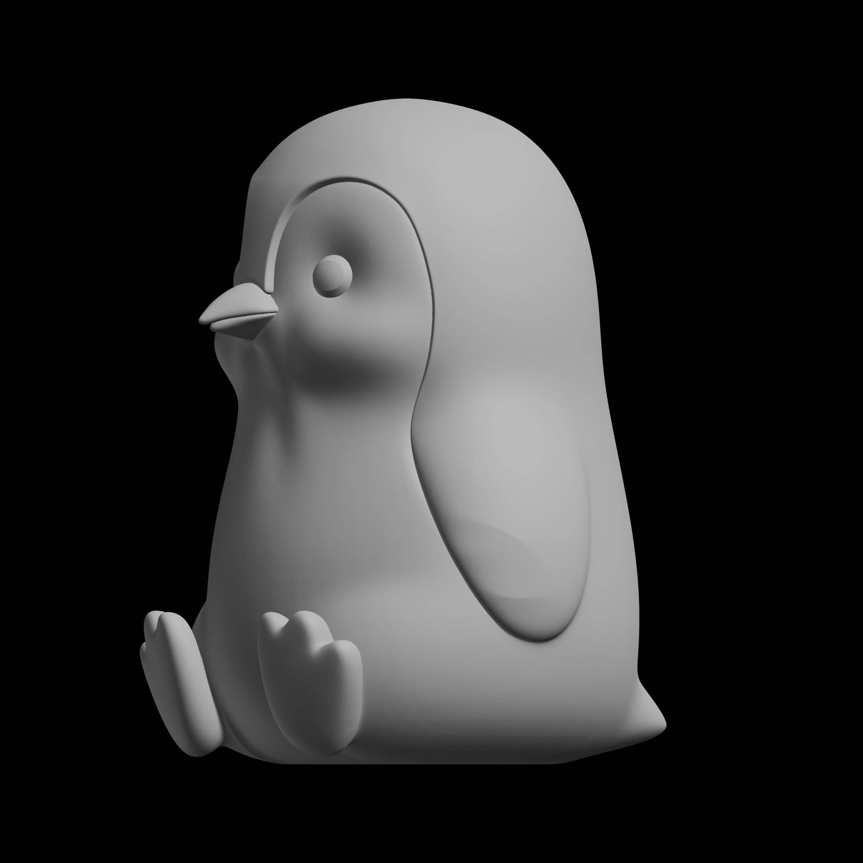 🐧 Chubby Penguin 3D Print Model・ 3D File for 3D printing・Cults