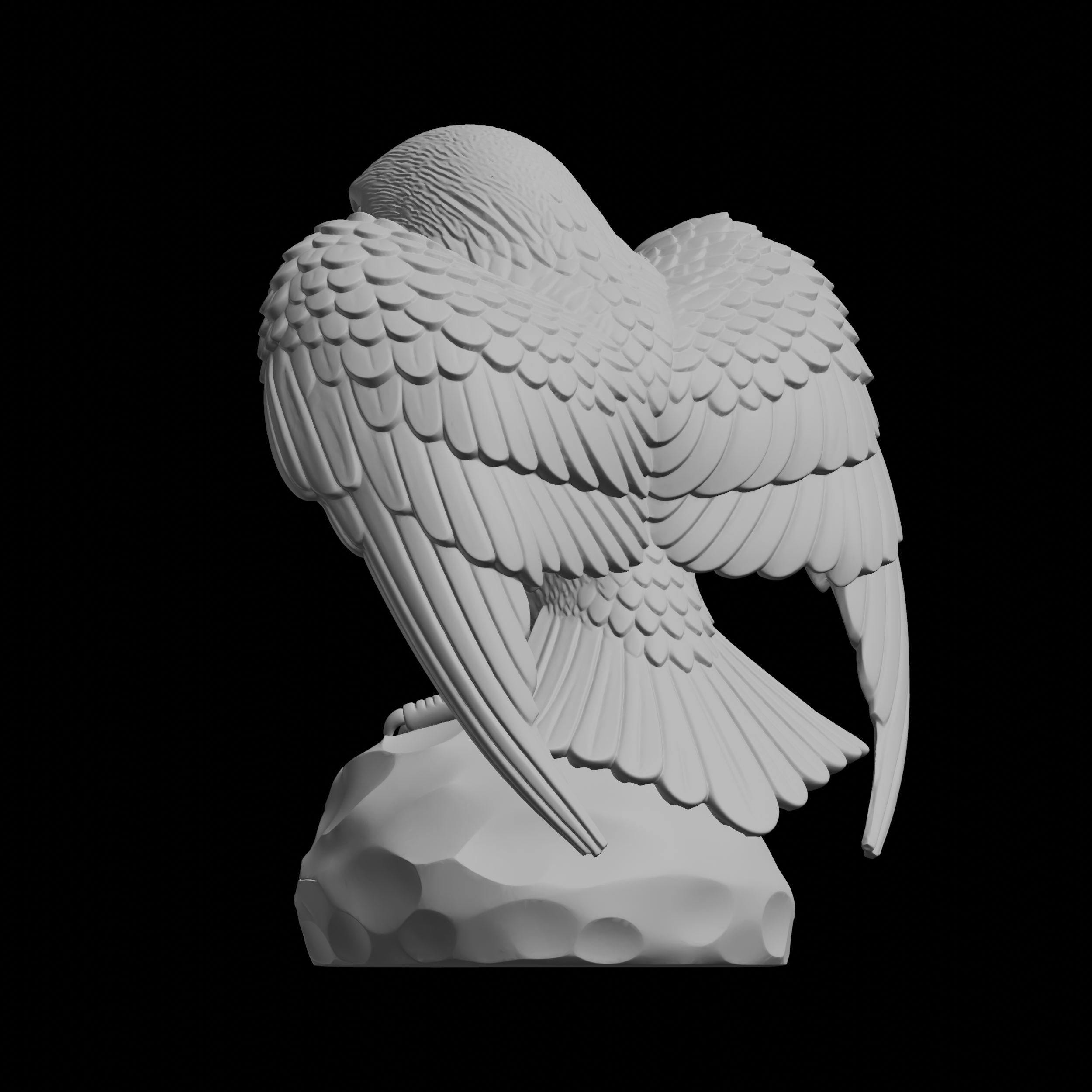 🦅 Majestic Eagle Sculpture 3D Print Model・ 3D File for 3D printing・Cults