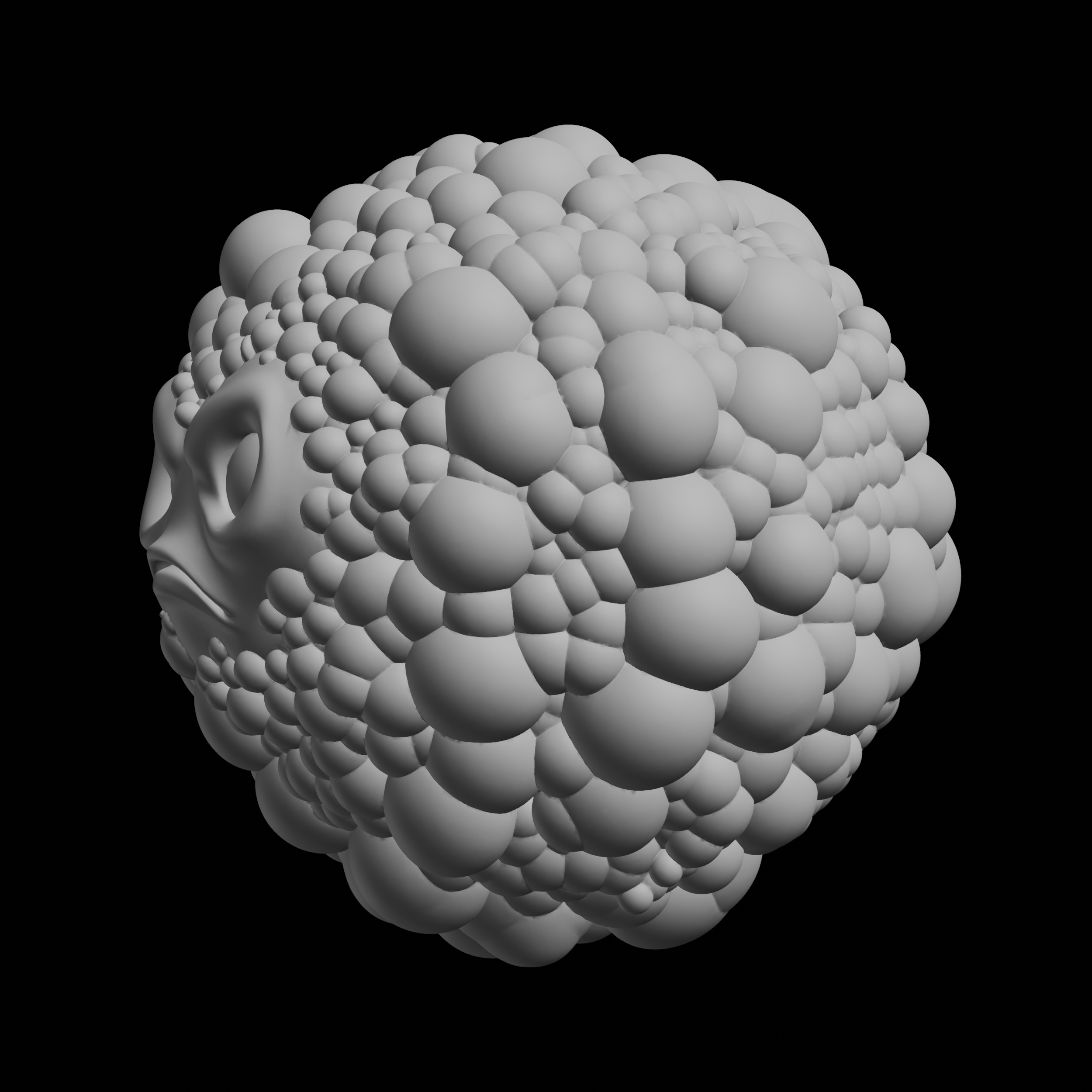 👹 Bubbly Sad Fantasy Creature Character・ 3D File for 3D printing・Cults