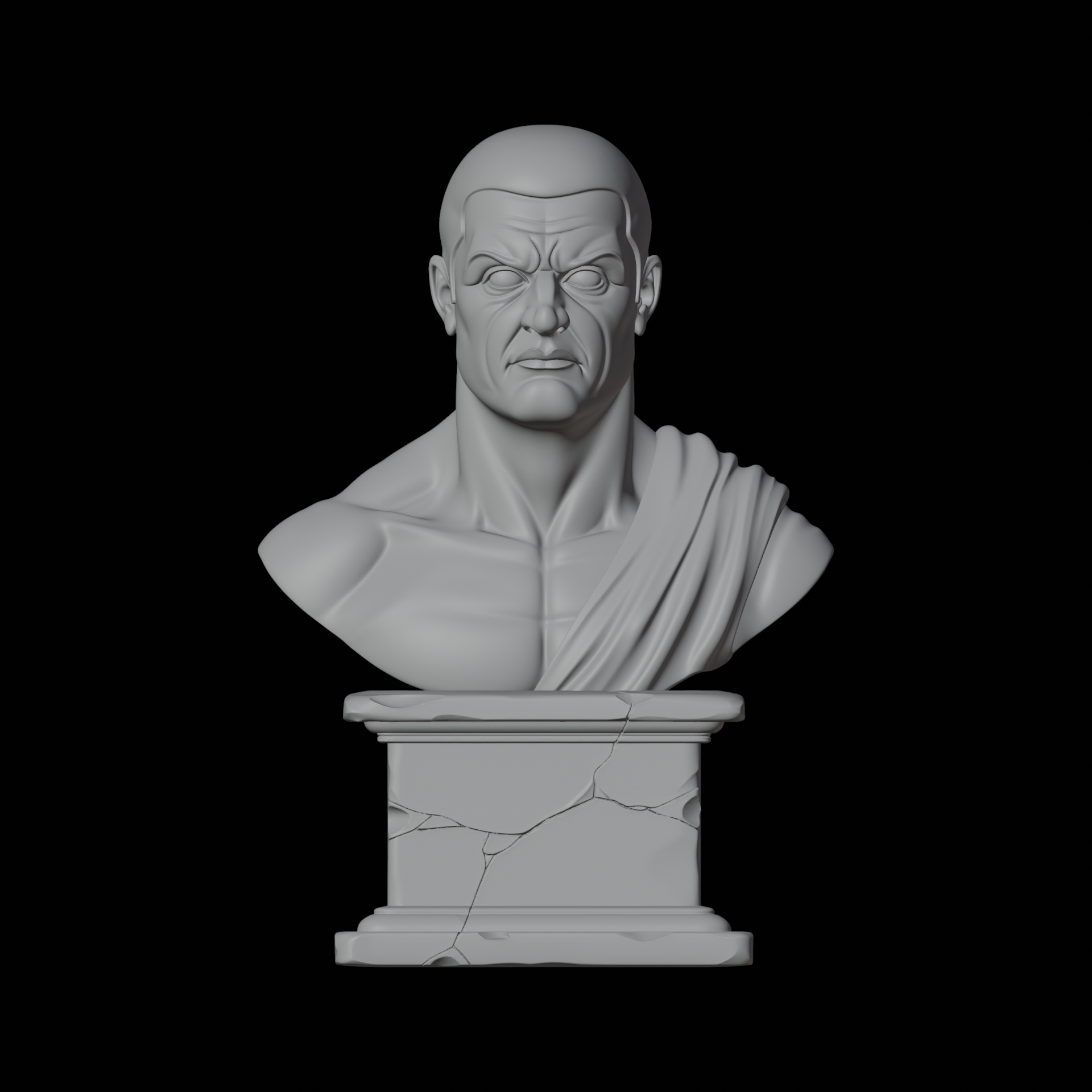 ♂️ Roman Male Bust・ 3D File for 3D printing・Cults