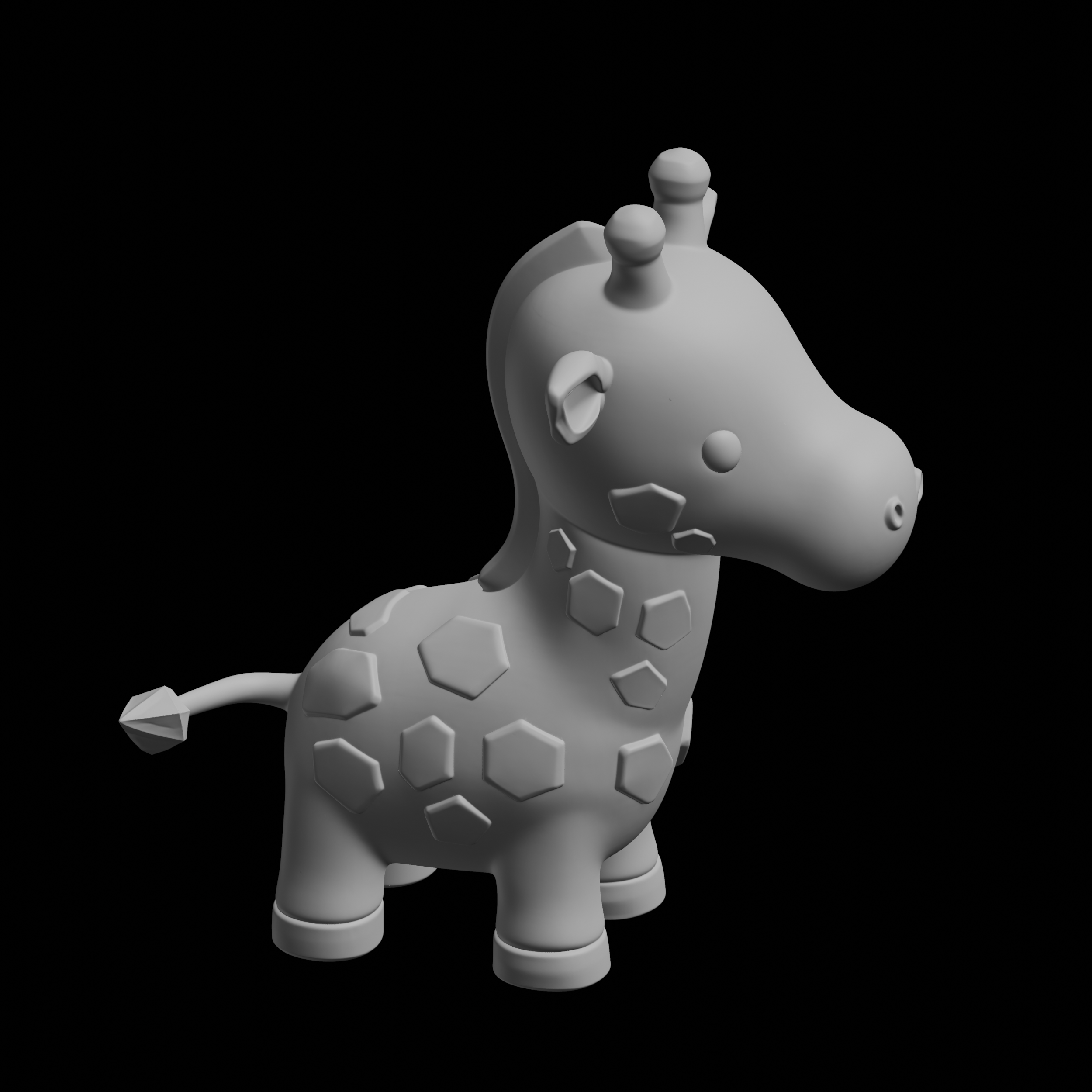 🦒 Lindo Jirafa 3D Imprimir Modelo Figura Animal・Archivo 3D para ...