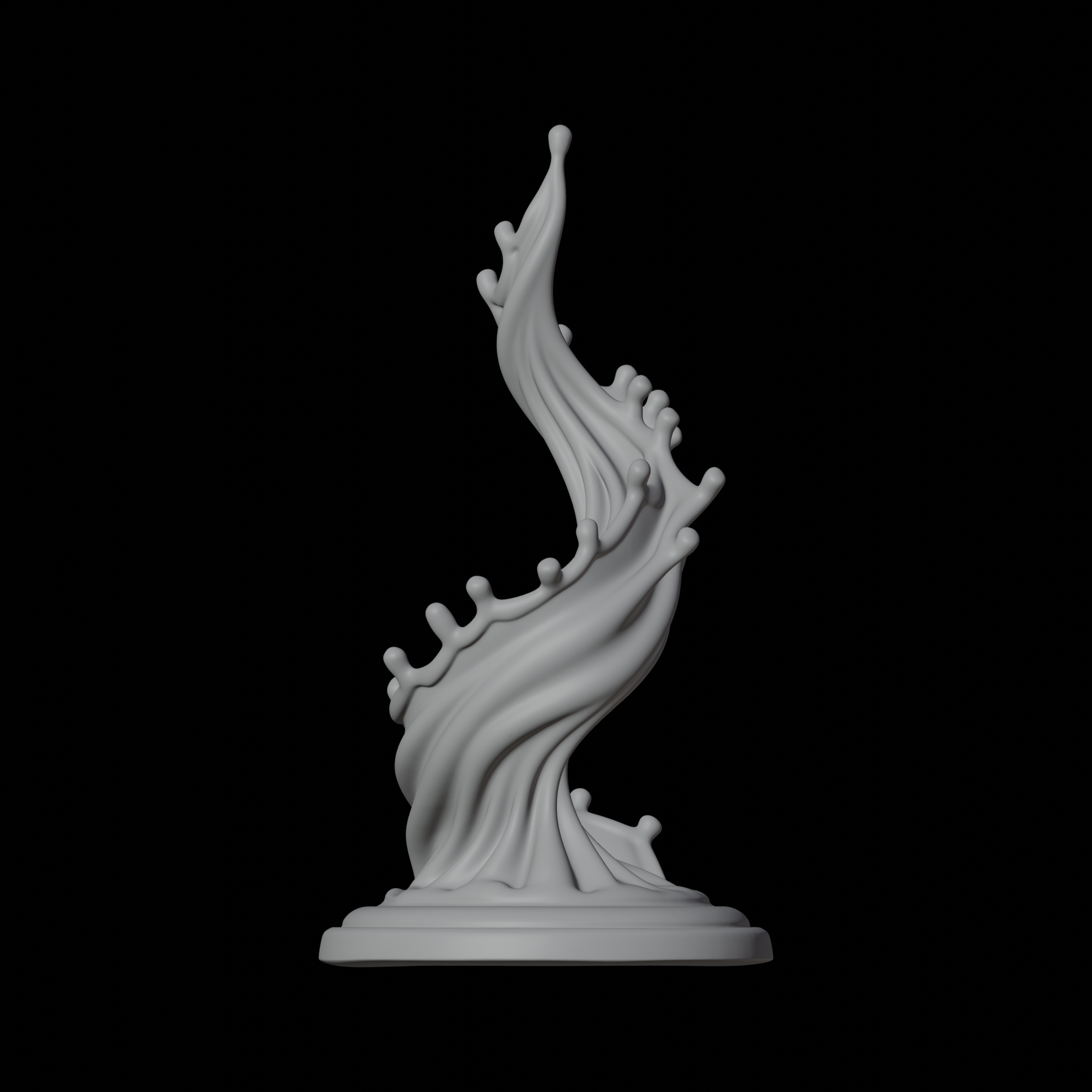 💦 Splash Sculpture Home Decor・ 3D File for 3D printing・Cults