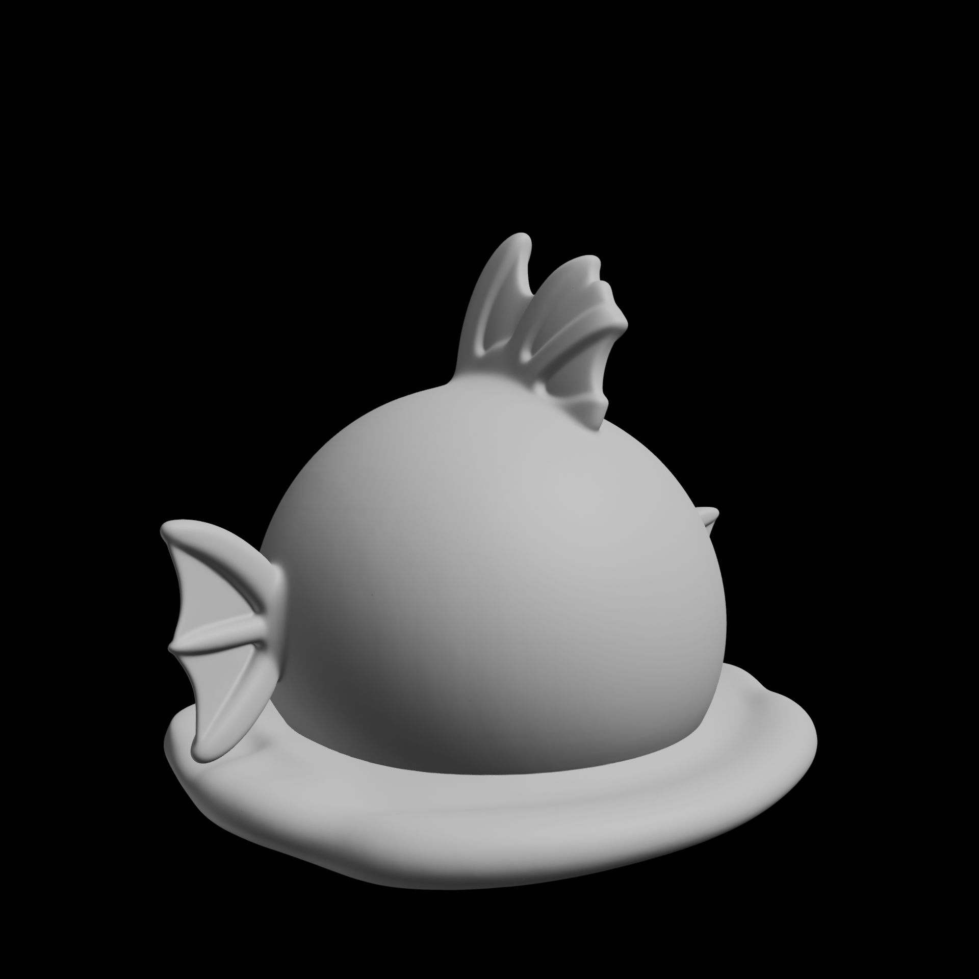 🐉 Adorable Blobfish Character Model・ 3D File for 3D printing・Cults