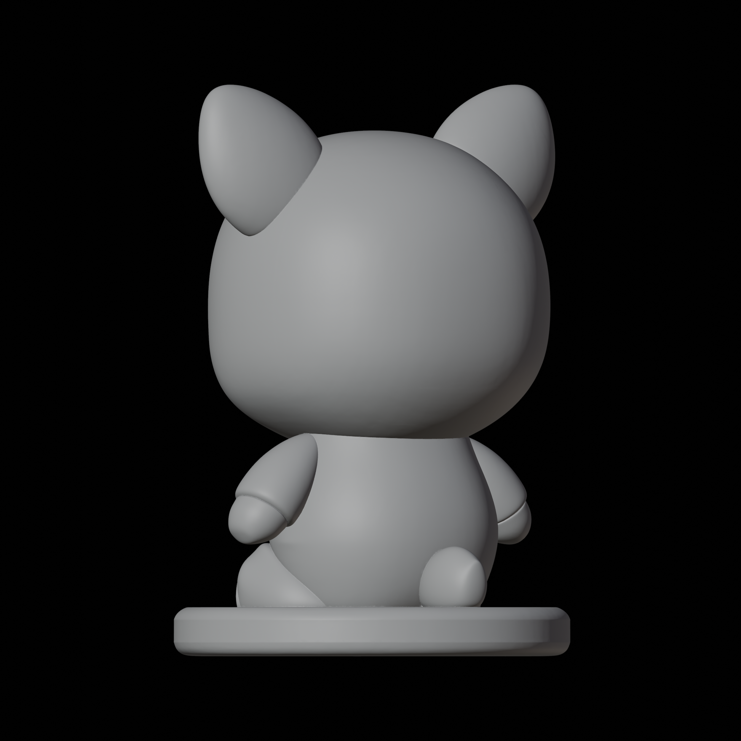 🐻 Cute Bear Figurine・ 3D File for 3D printing・Cults