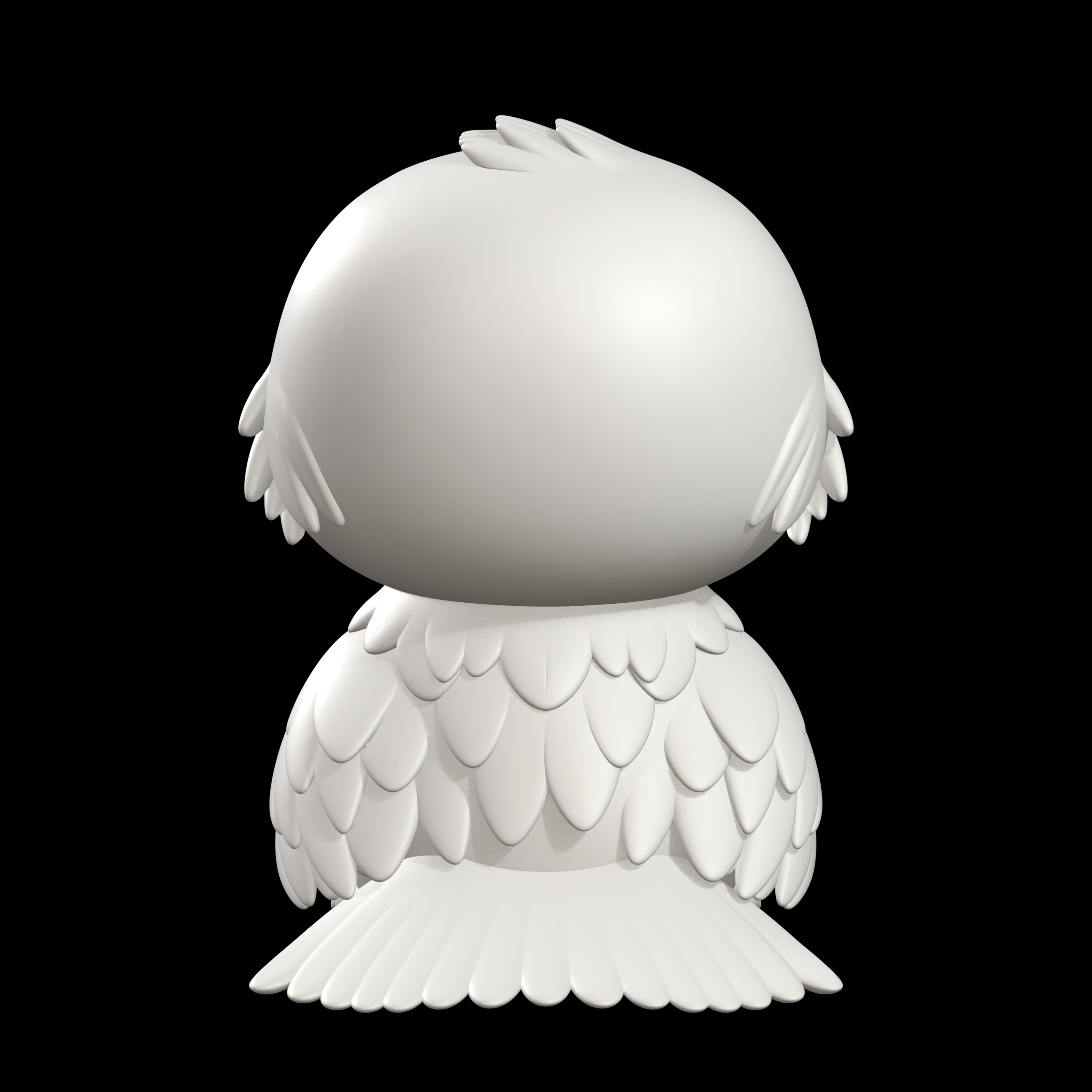 🦅 Cute Chibi Eagle・ 3D File for 3D printing・Cults