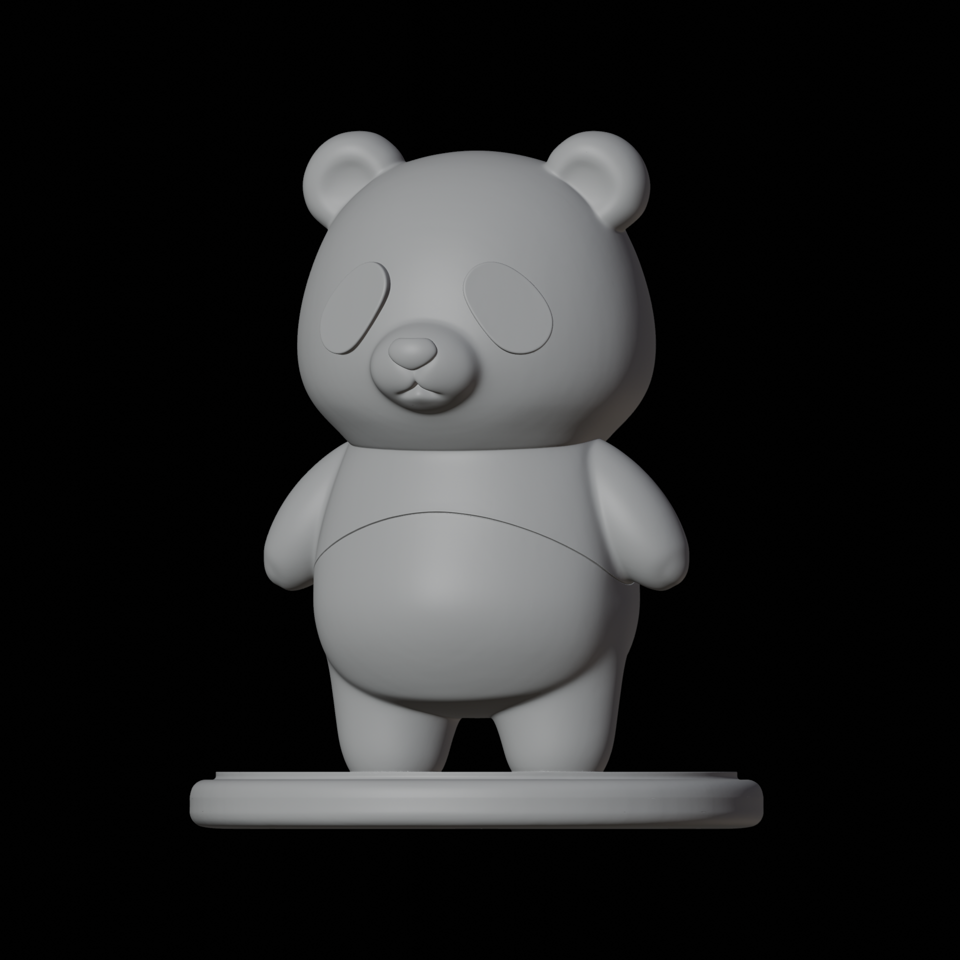 🐼 Panda Animal Figurine 3D Print Model・ 3D File for 3D printing・Cults