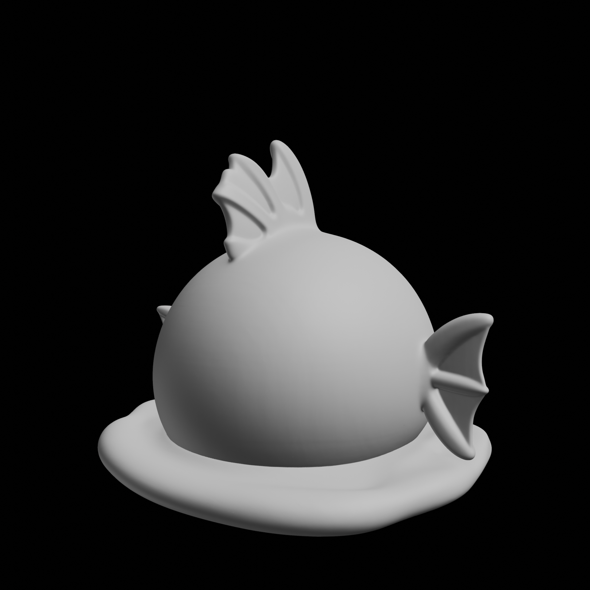 🐉 Adorable Blobfish Character Model・ 3D File for 3D printing・Cults