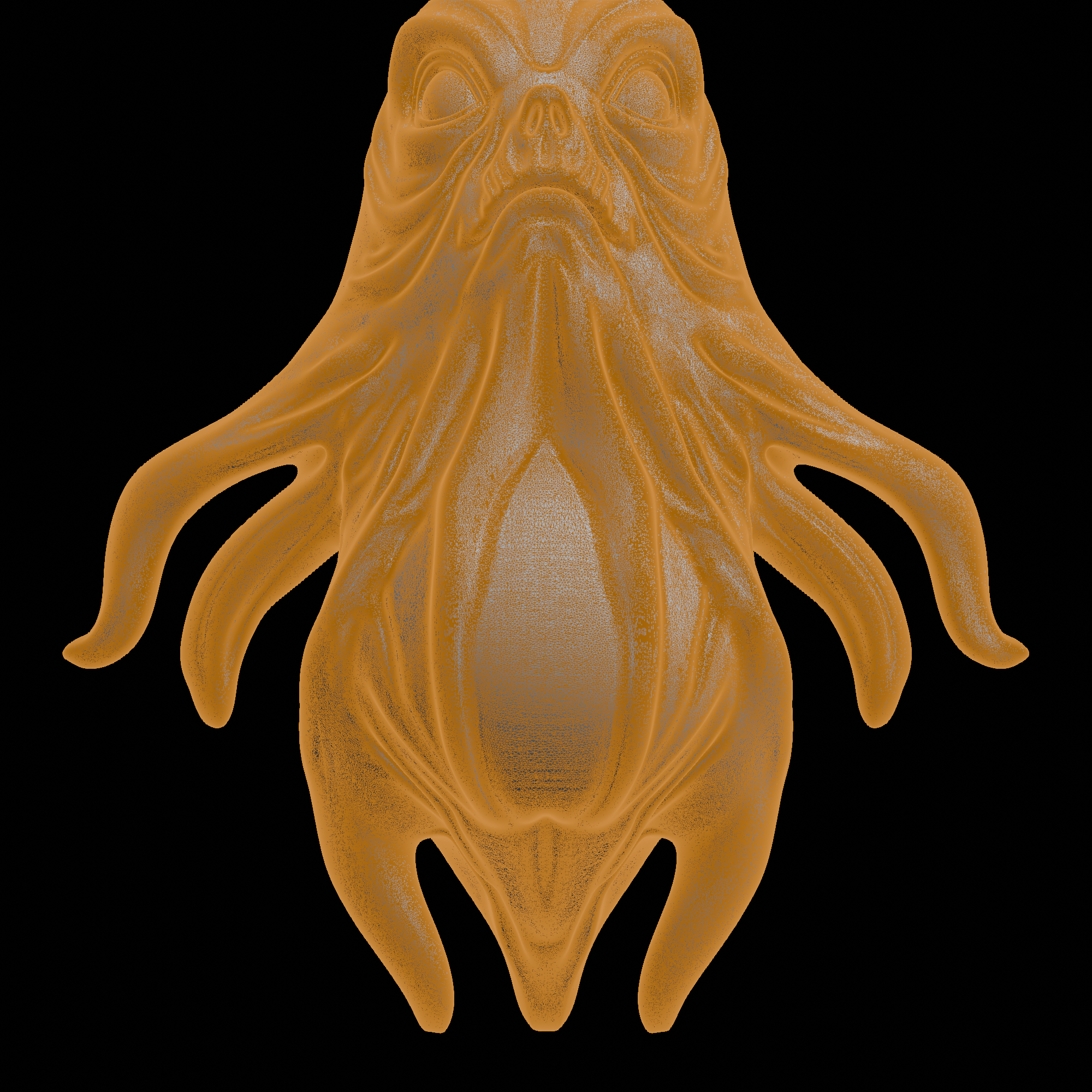 👻 Ghost Creature Sculpture・ 3D File for 3D printing・Cults