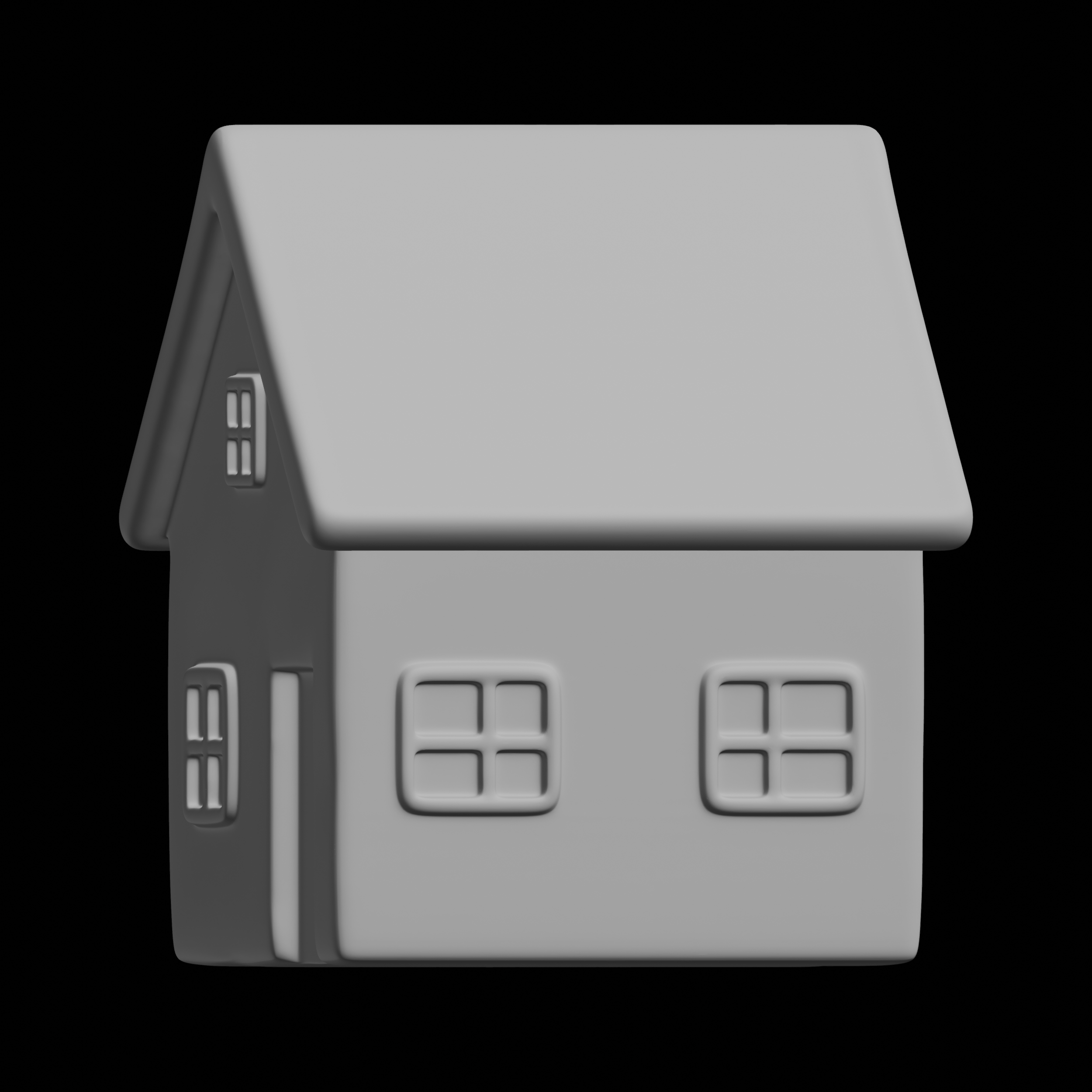 🏠 Simple House Model for Home Decor・ 3D File for 3D printing・Cults