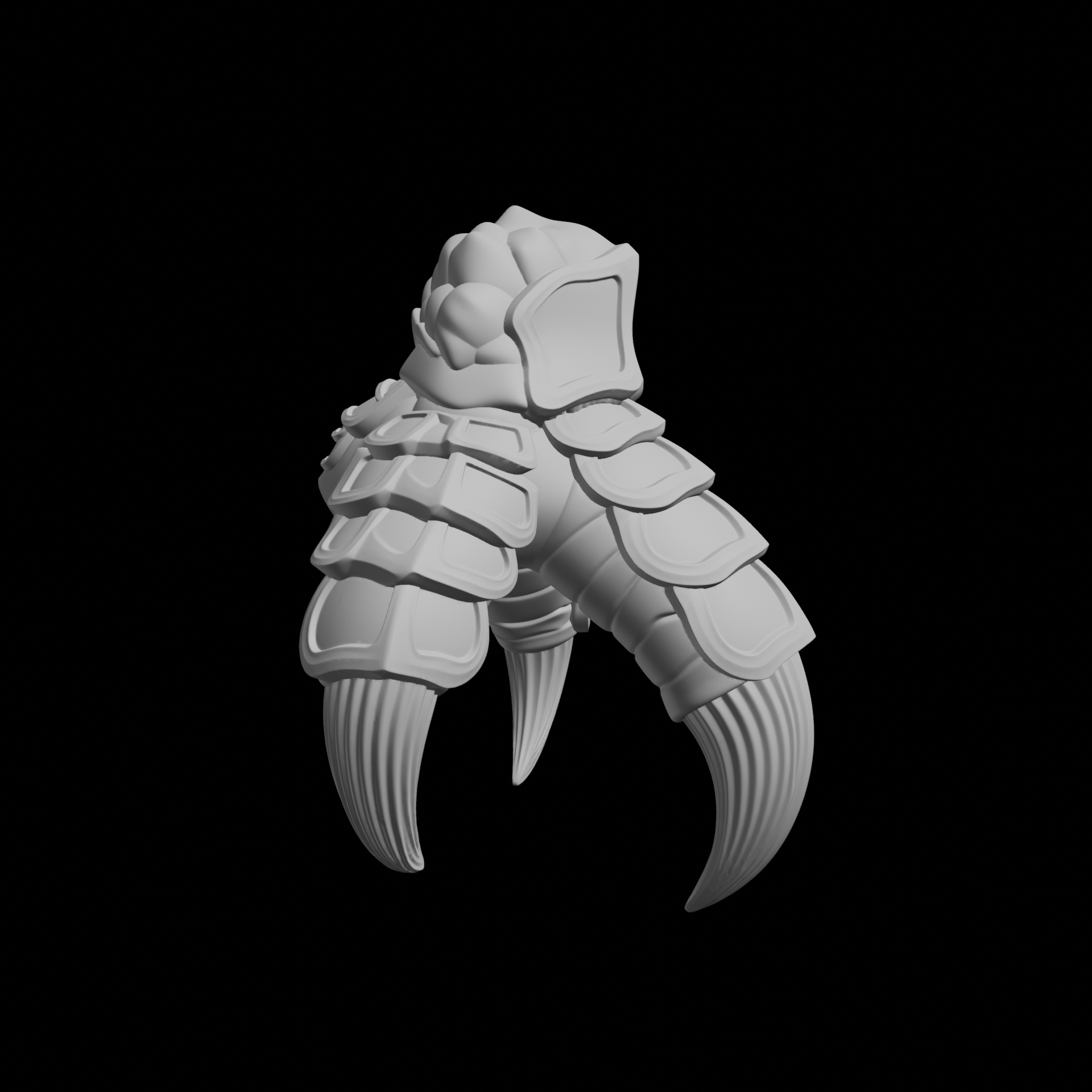 🐉 Armored Dragon Claw Printable Model・ 3D File for 3D printing・Cults