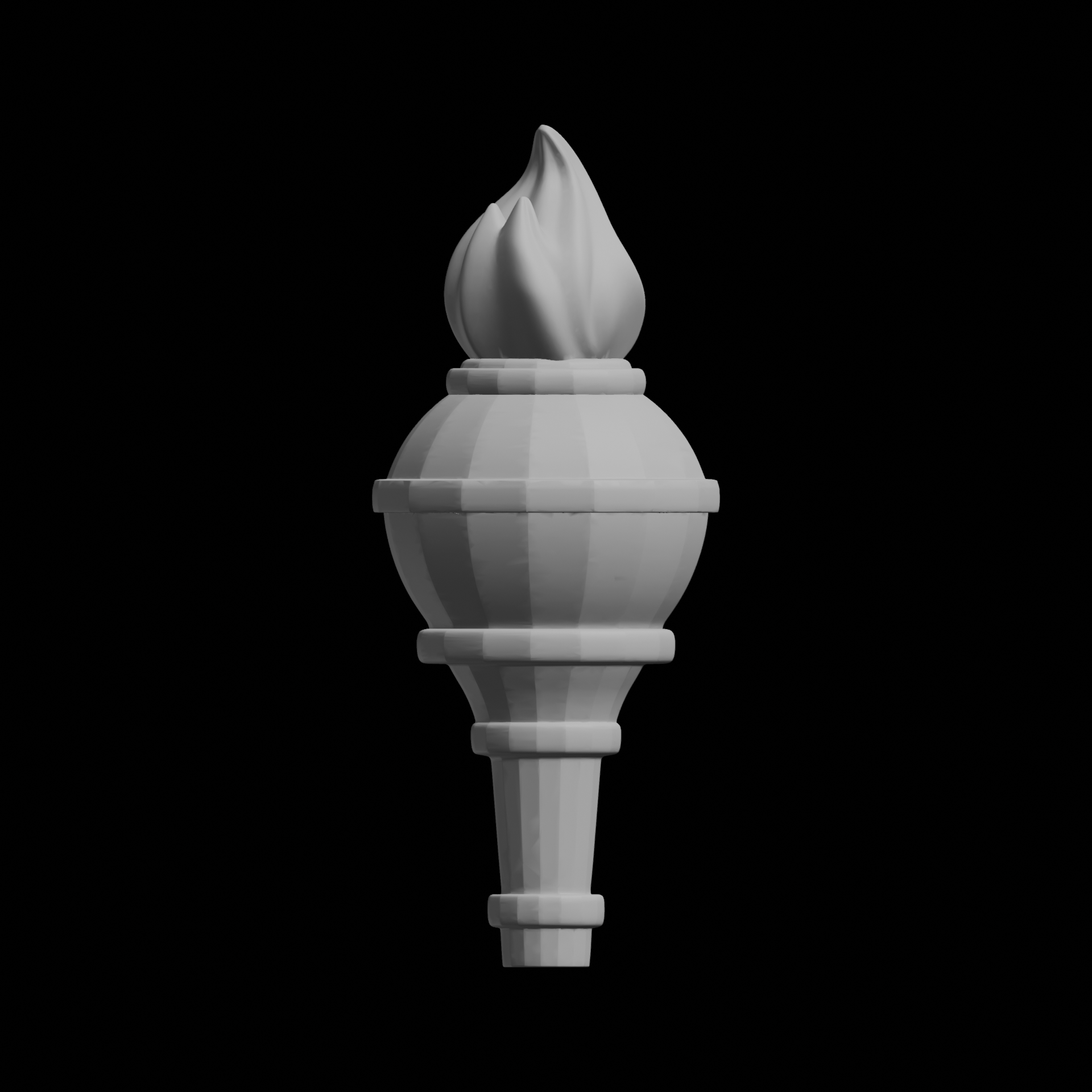 🎲 Stylized Torch 3D Print Model Decorative Prop・ 3D File for 3D ...