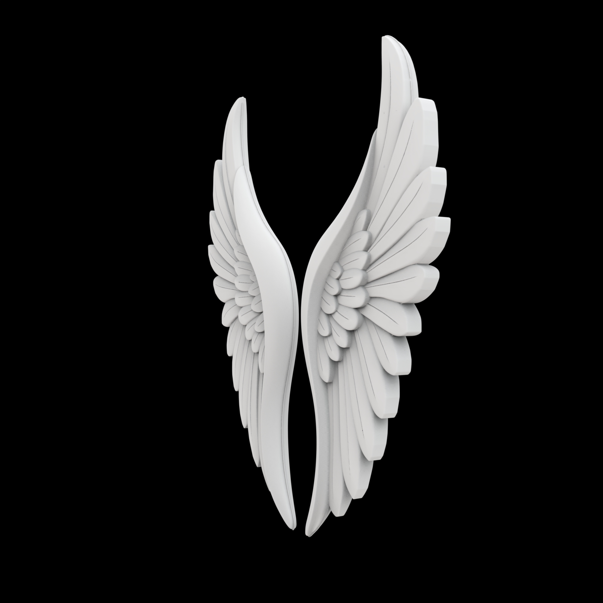 👼 Modern Angel Wings・ 3D File for 3D printing・Cults
