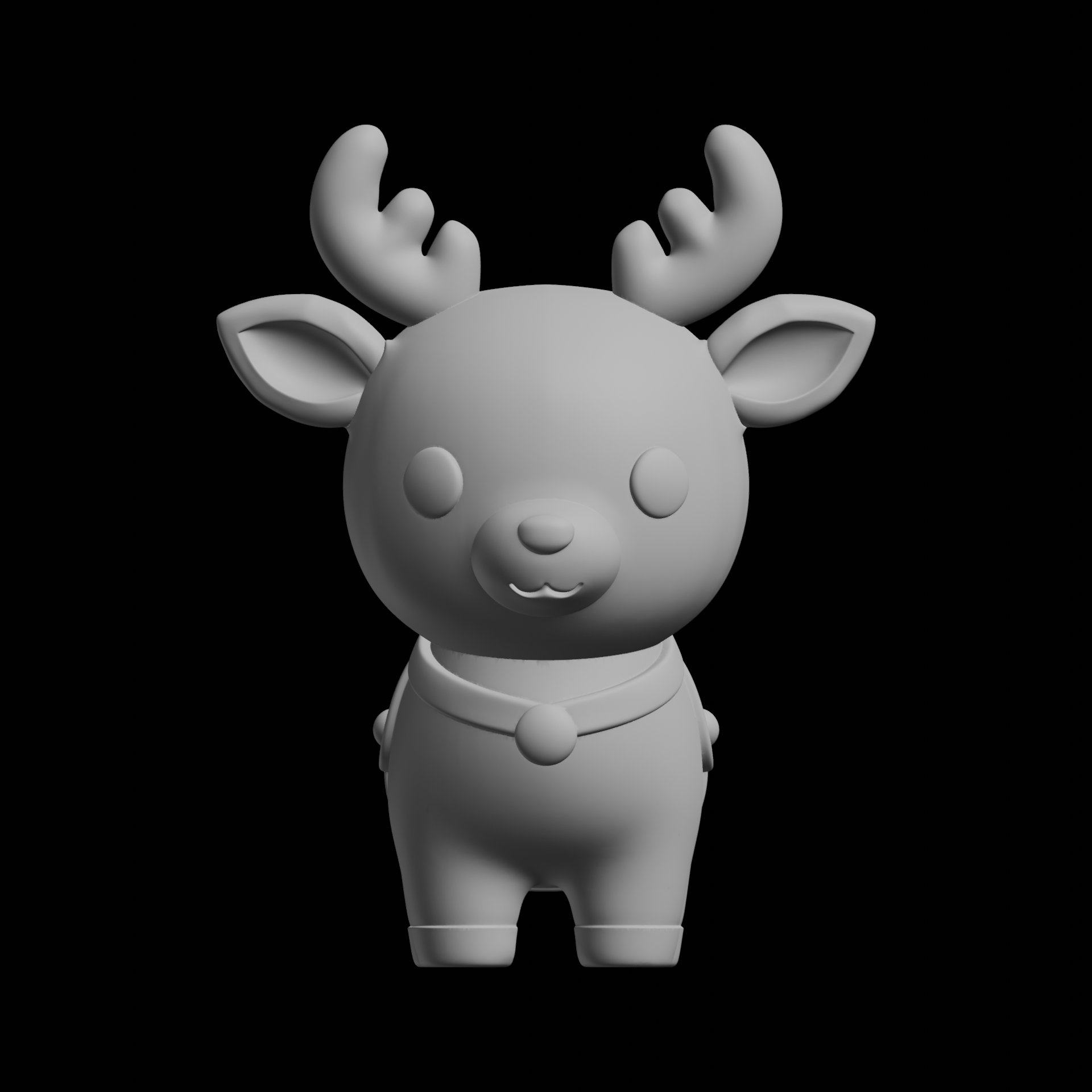 🎄 Cute Reindeer Figurine Holiday Decor・ 3D File for 3D printing・Cults