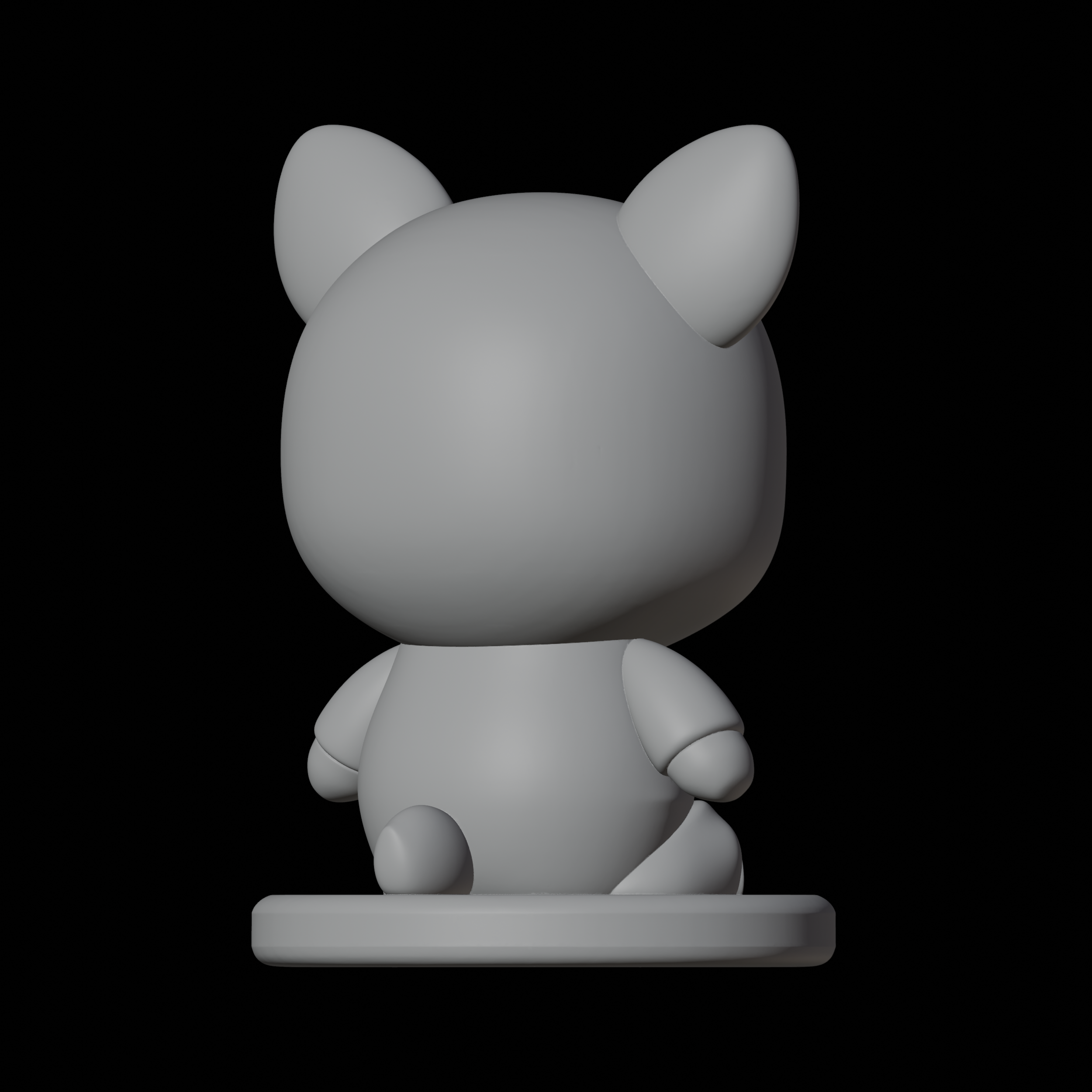 🐻 Cute Bear Figurine・ 3D File for 3D printing・Cults