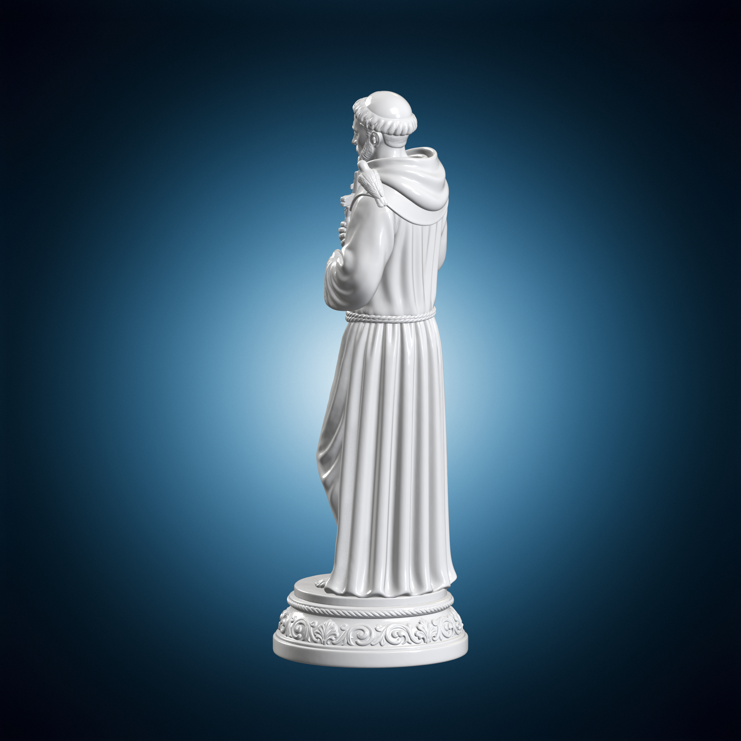 🗿 Saint Francis of Assisi 3D Print Model・ 3D File for 3D printing・Cults