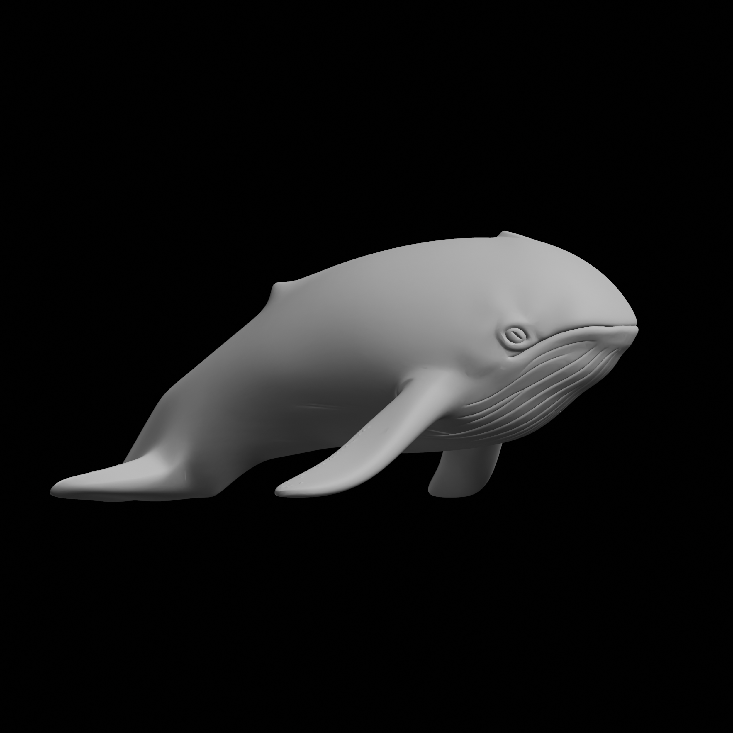🐳 Whale Marine Animal Sculpture・ 3D File for 3D printing・Cults