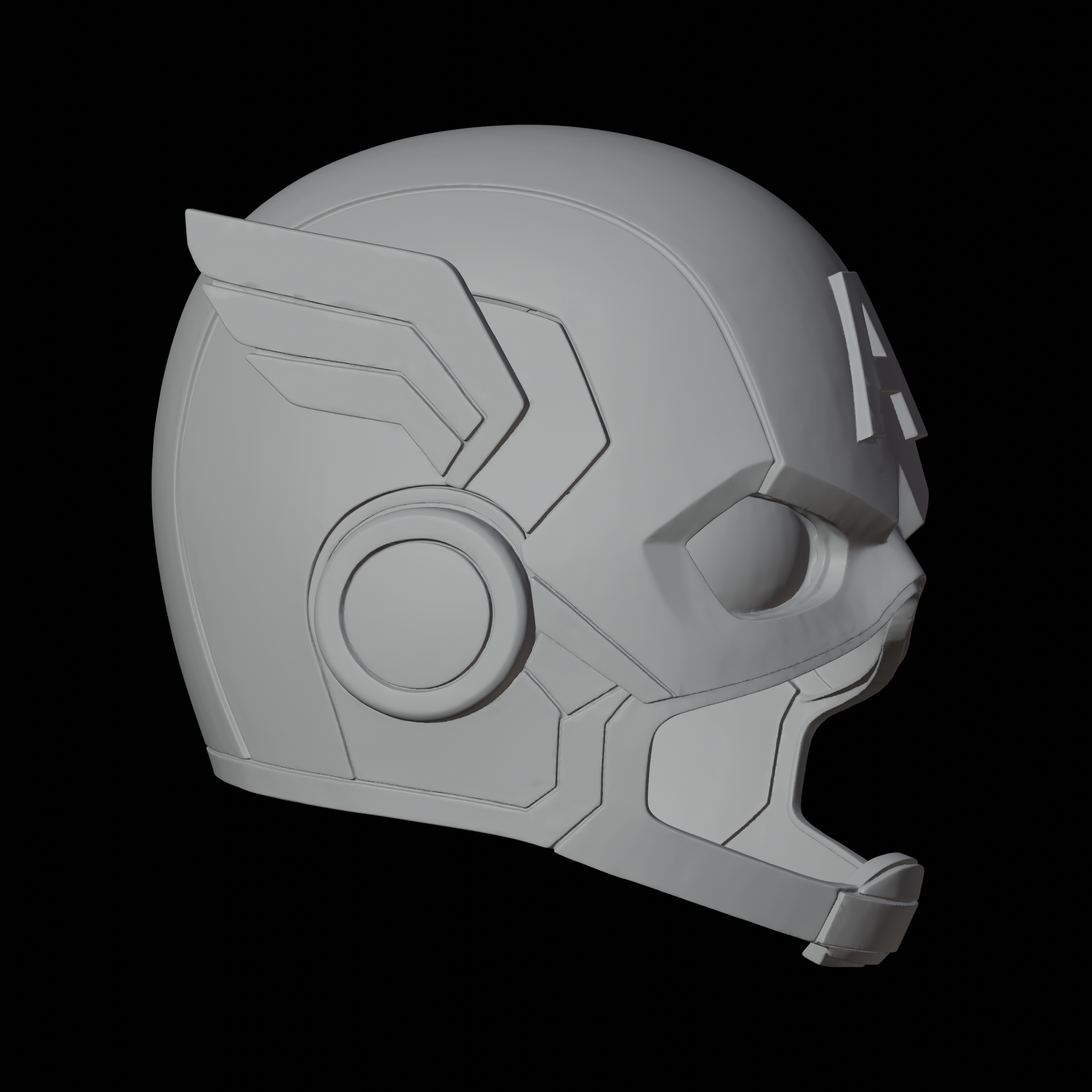 🦸 Captain America Stylized Helm・ 3D File for 3D printing・Cults
