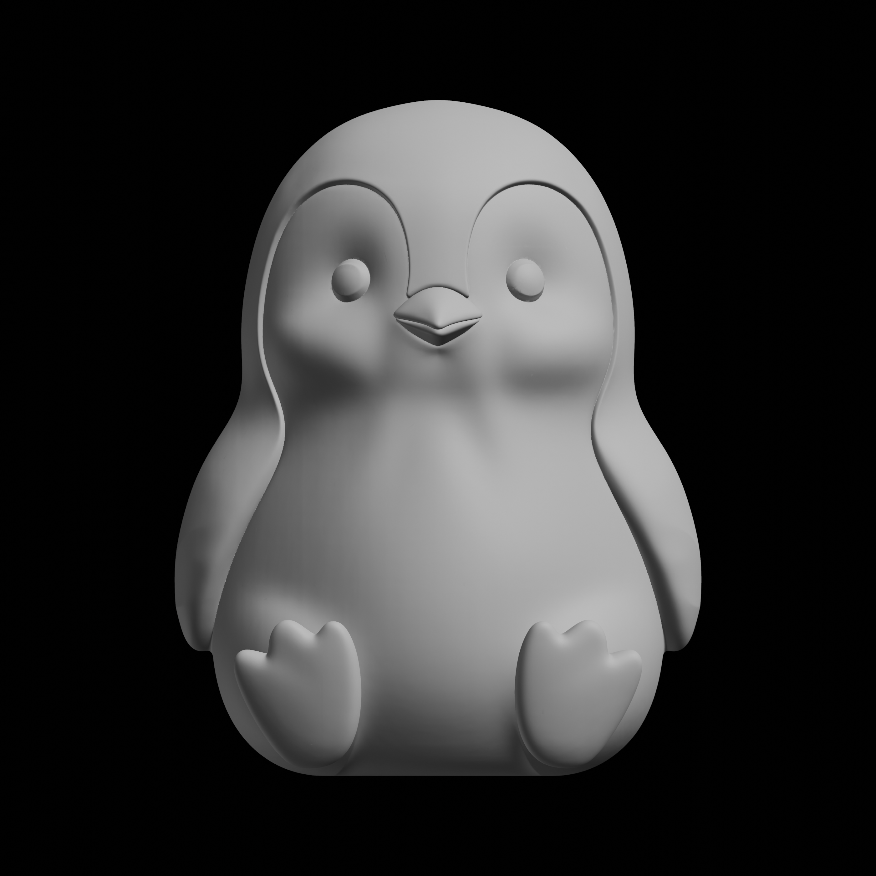 🐧 Chubby Penguin 3D Print Model・ 3D File for 3D printing・Cults