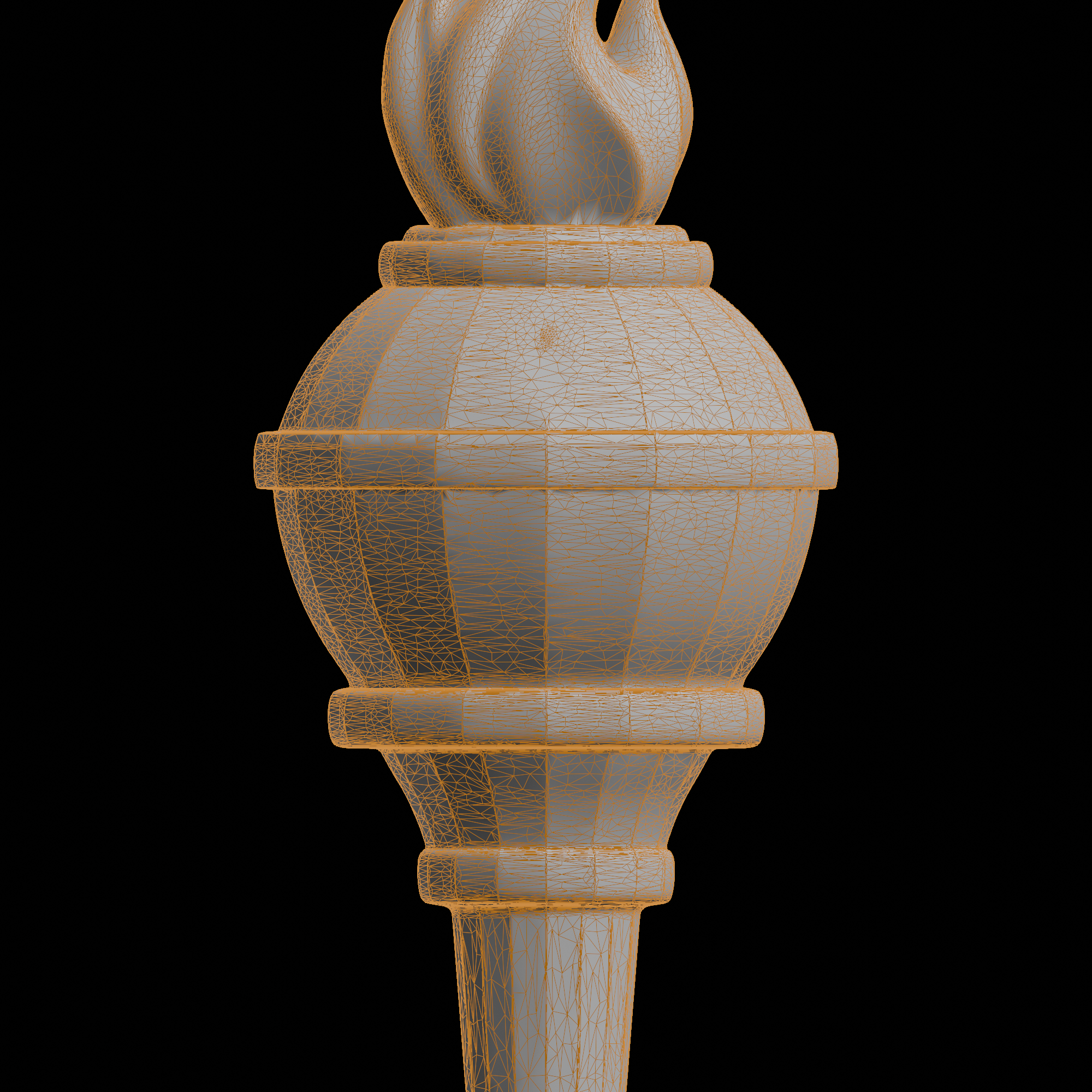 🎲 Stylized Torch 3D Print Model Decorative Prop・ 3D File for 3D ...